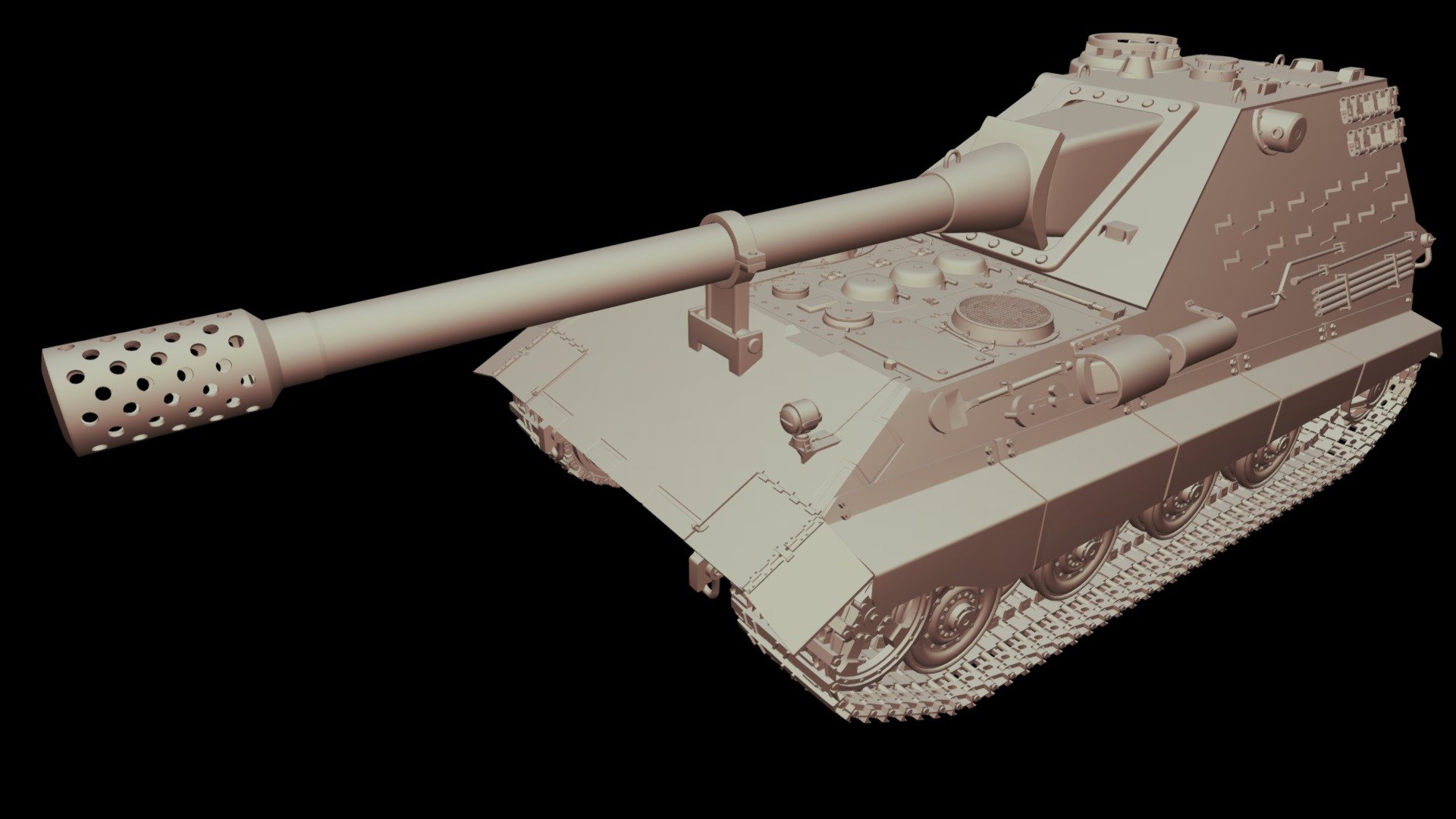 E-75 Hunter Prototype - 3D model by Austrian 3D Art (@TigerclawAUT ...