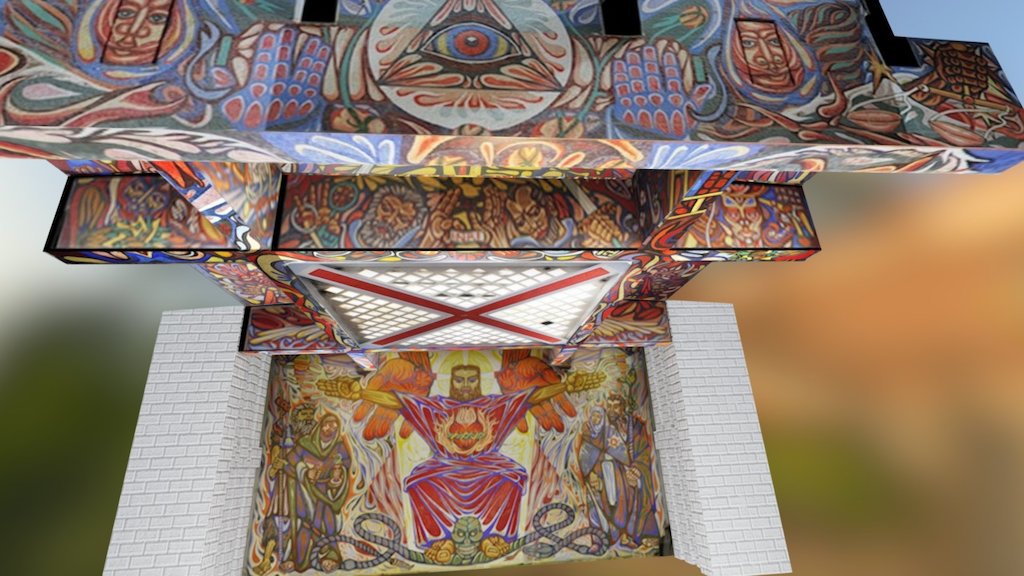 Angry Christ Mural - 3D model by Digiscript Philippines (@digiscript ...