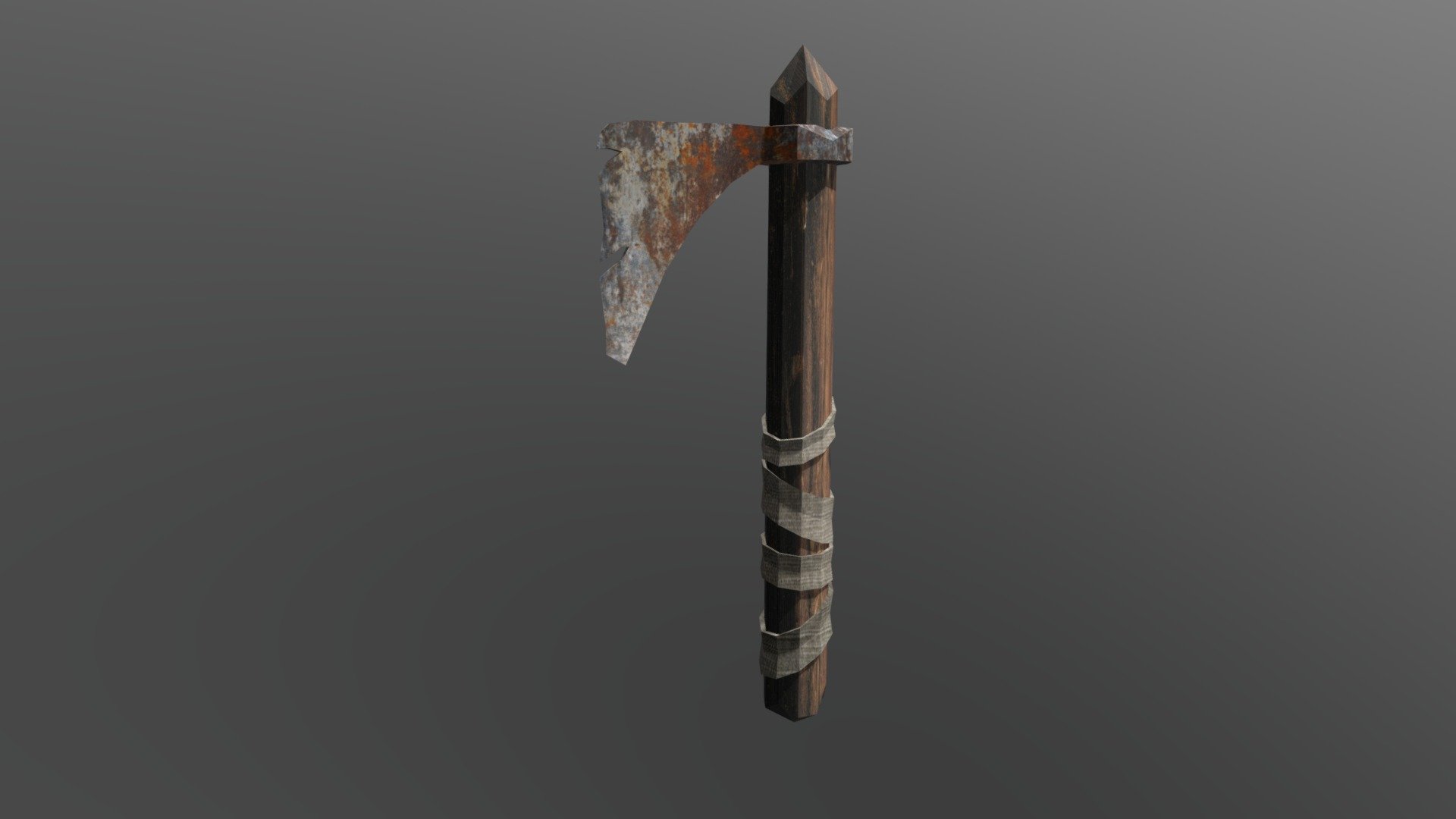 Ruined Axe Low Poly Placeholder - 3D model by Luca97 (@LucaTrollo97 ...