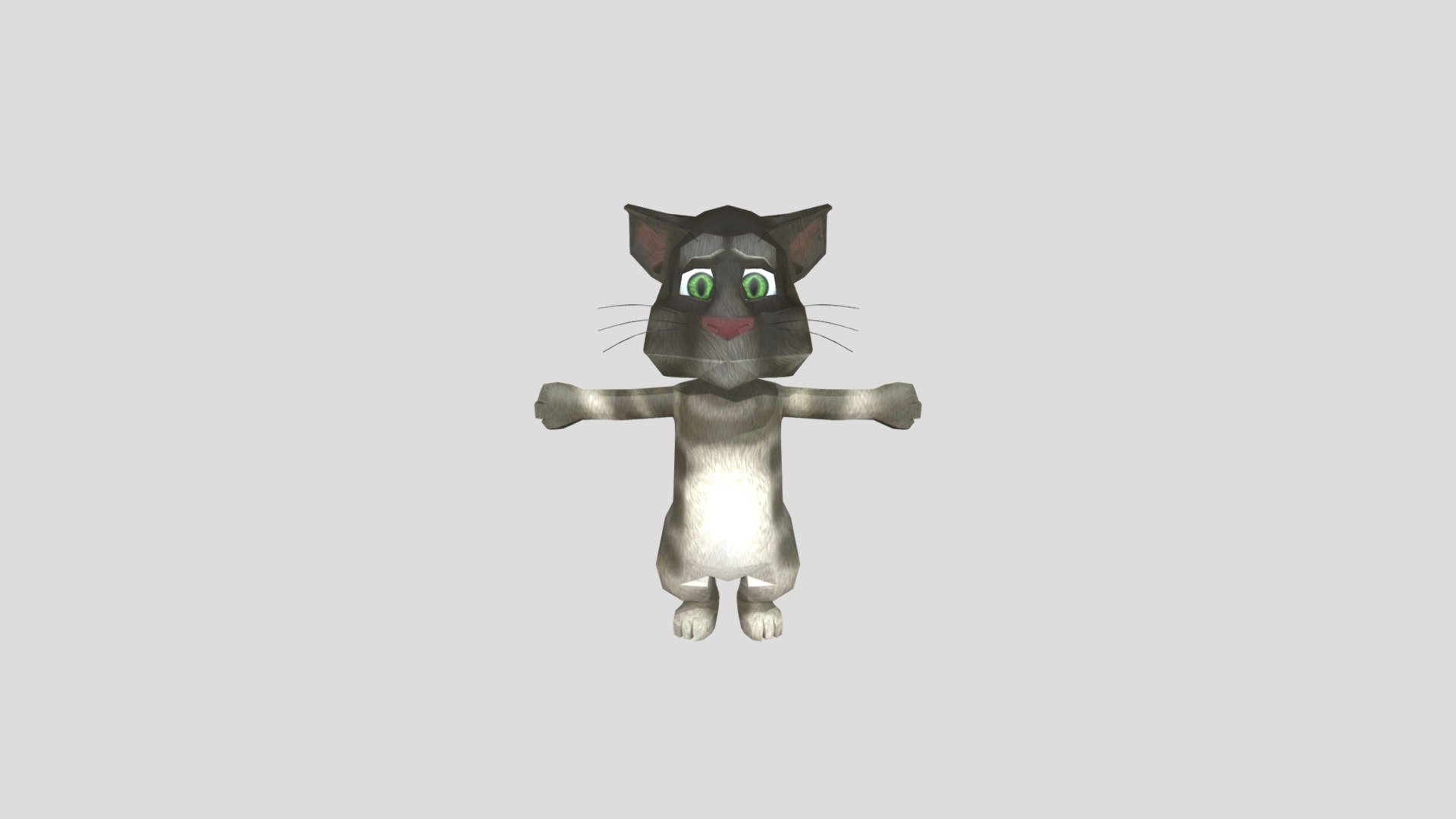 Low Poly Talking Tom Talking Friends Outfit7 - Download Free 3D model by cool cat (@soilderguy ...