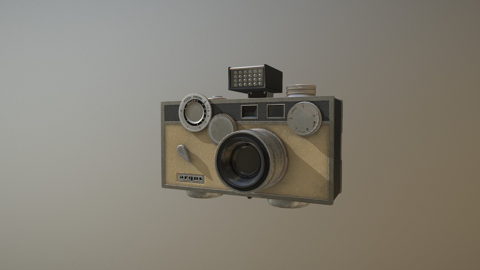 Argus vintage Camera - 3D model by peyvand (@peyvand_a91) [fbe320a ...