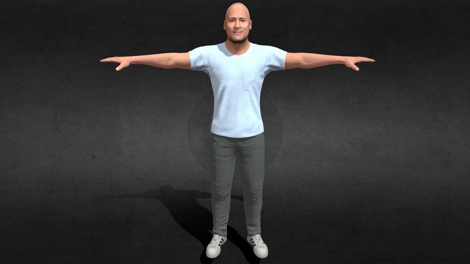 Dwayne Johnson(The Rock) Avatar - 3D model by Jasnoor Singh🔺 (@jasnoor ...