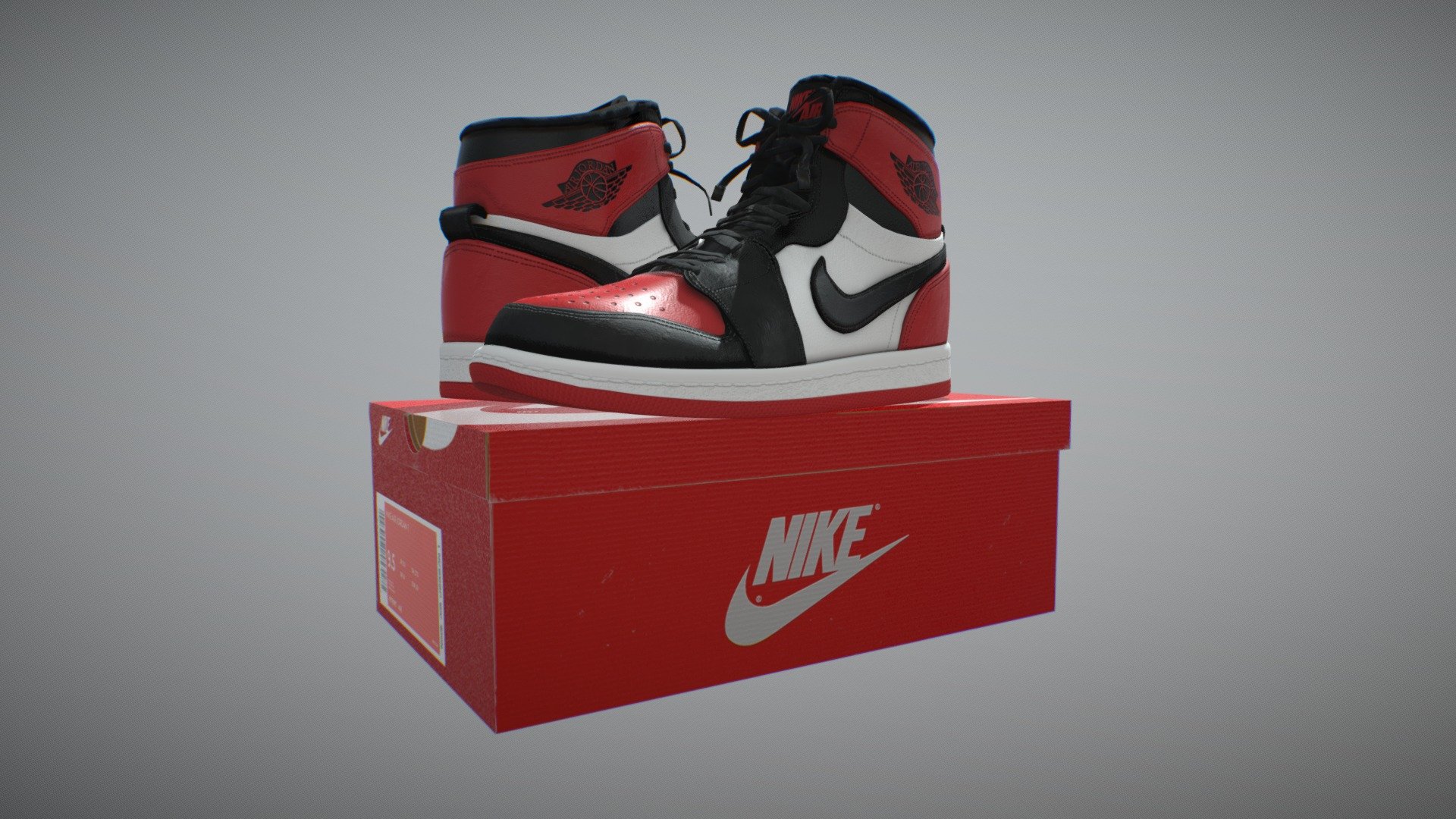 Nike Air Jordan 1 - Download Free 3D model by DeezVertz [fbe5221 ...