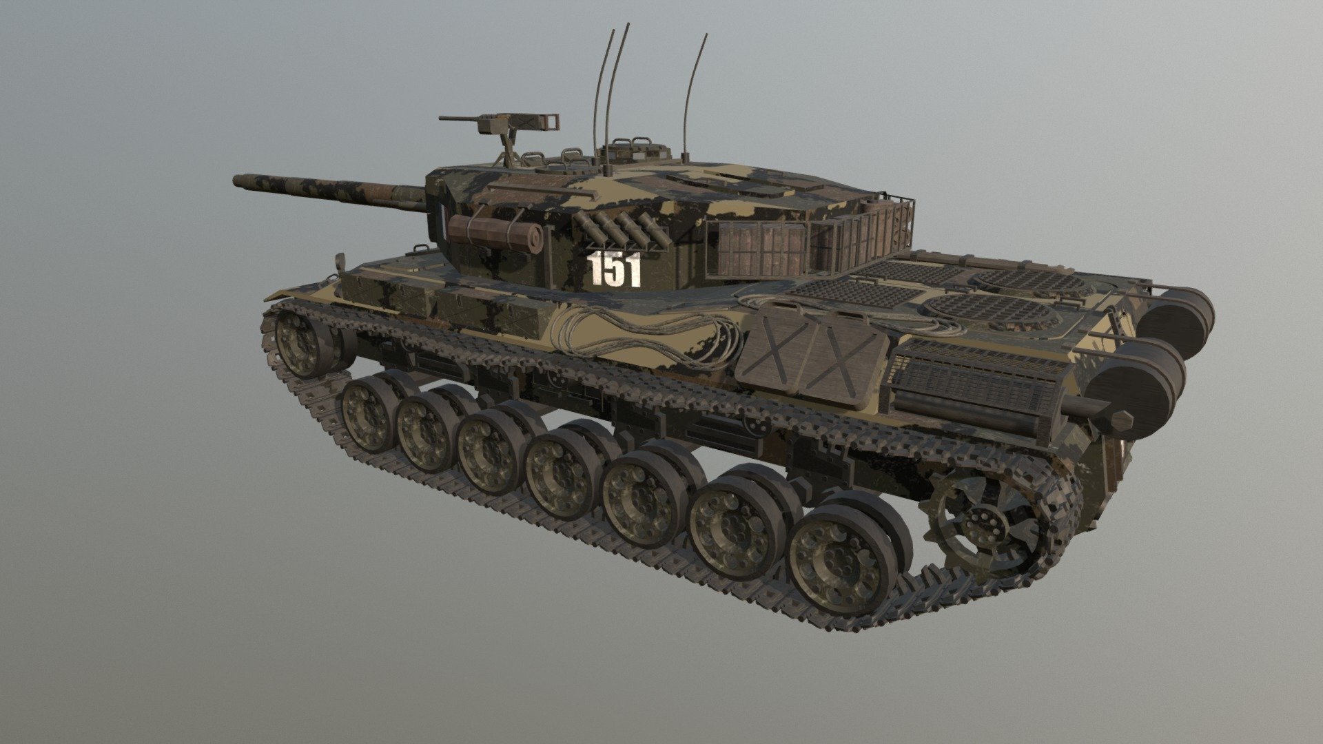 L-36 With First Version Tracks - 3D model by djhiz [fbe8af6] - Sketchfab