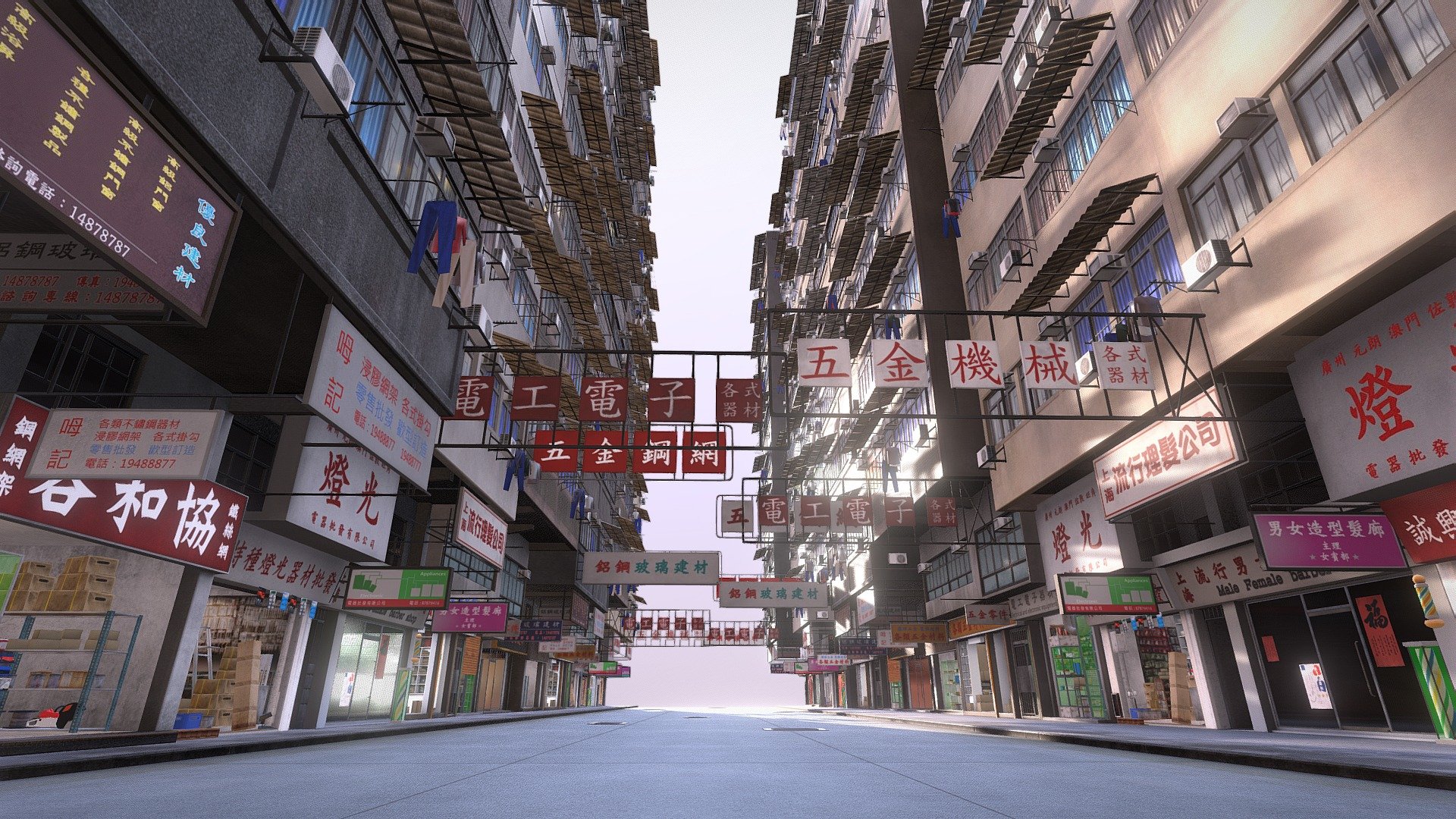 HK Street 0003 - Buy Royalty Free 3D model by animod [fbeb5bf ...
