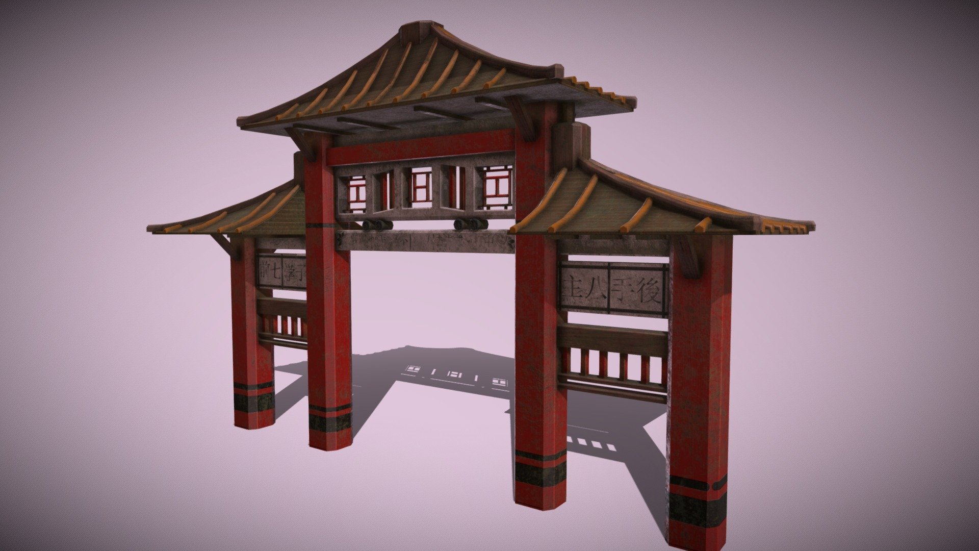 Asian Gate - Buy Royalty Free 3D model by TheMadraver [fbebf25 ...