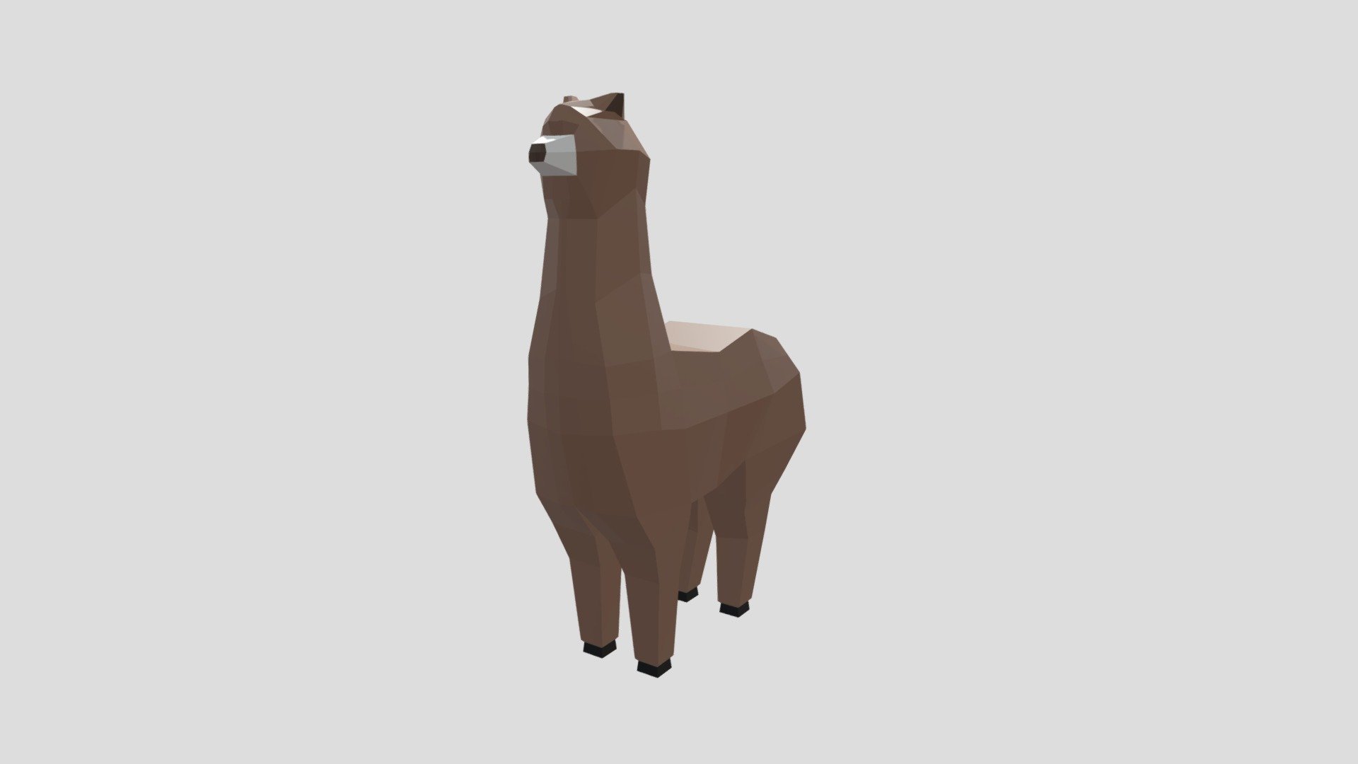 Alpaca Low Poly - Download Free 3D model by ForgotMyPassword [fbeccc0 ...