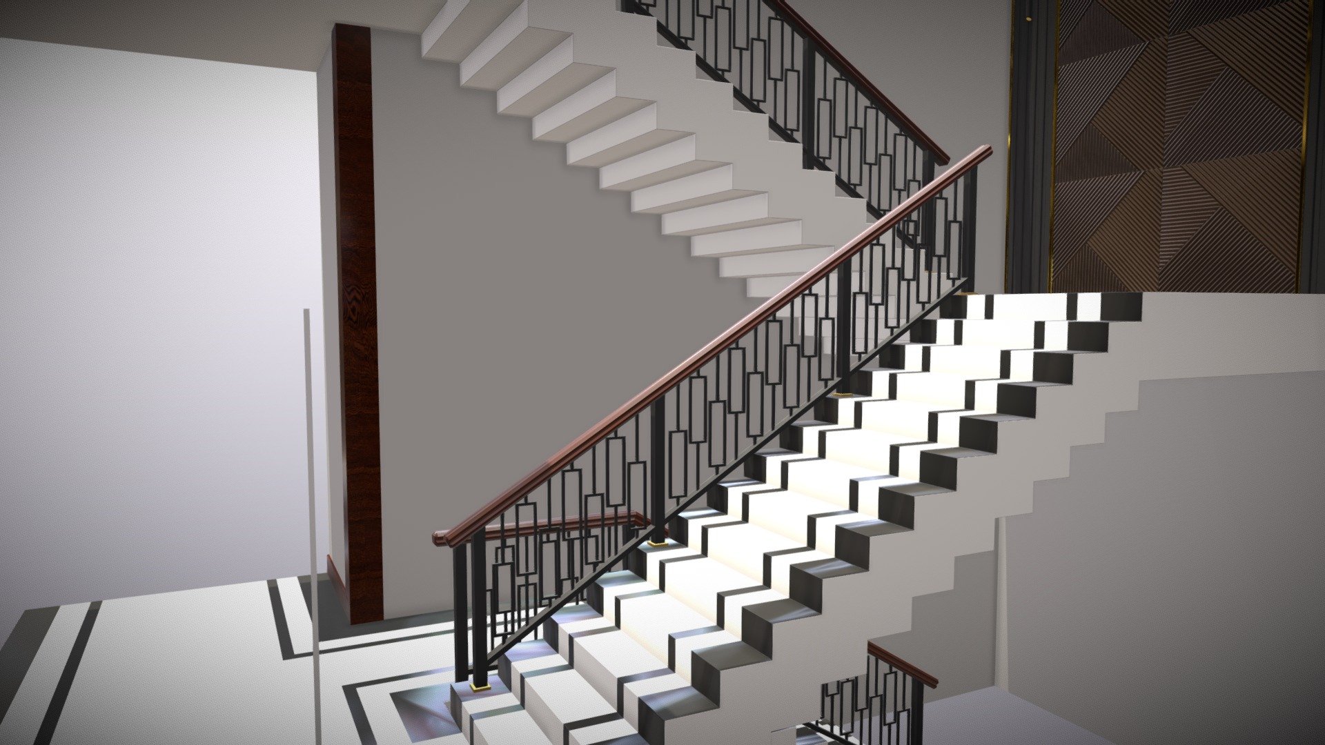 Straight Railings - Buy Royalty Free 3D model by RoyBtr [fbece27 ...
