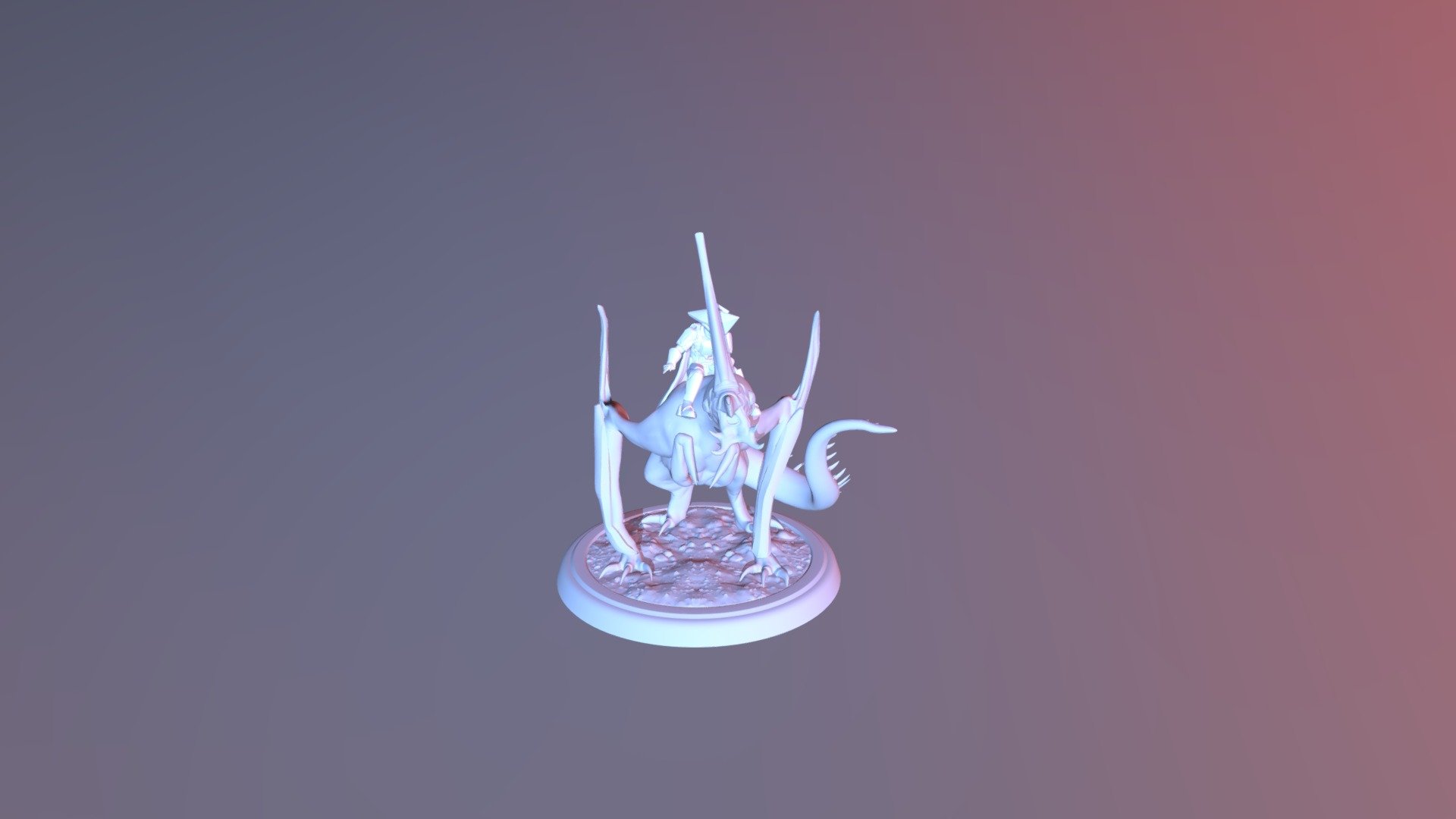 Dragon Poses With Rider 04 - 3D model by archidont2 [fbedac4] - Sketchfab