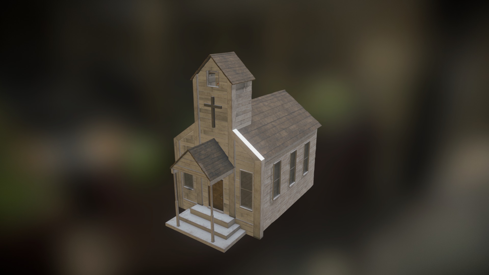 Wild west - Church - 3D model by Craft Studios (@craftstudios) [fbee09d ...