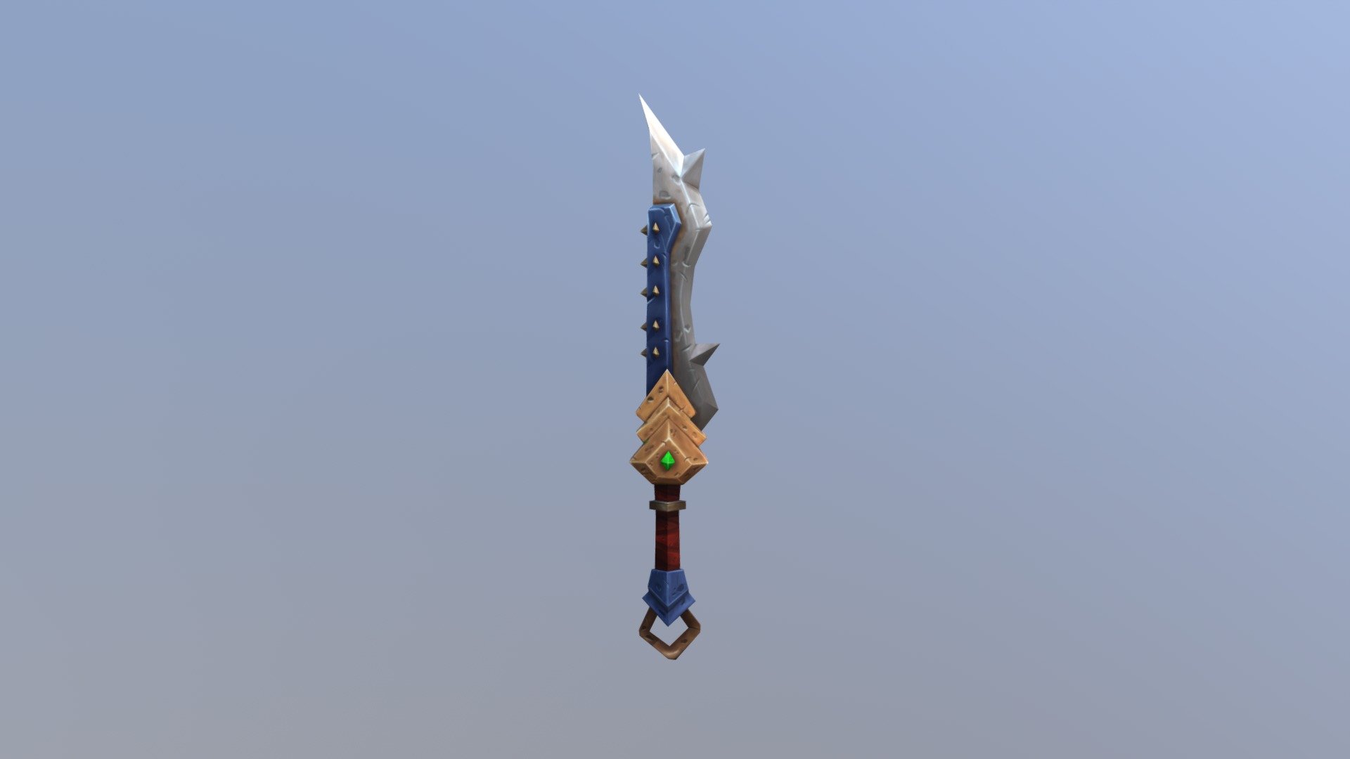 Low Poly Sword Handpainted - 3D model by Maximilian Krane (@g3rh4h4 ...