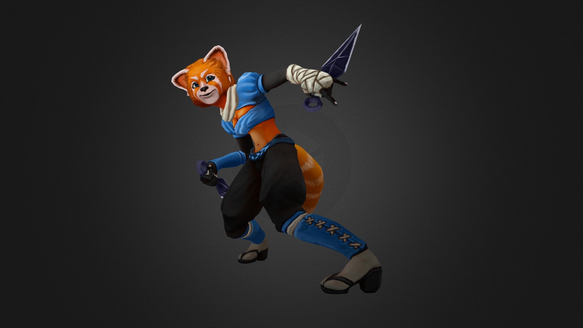 Ailurus Fulgens Huminals - 3D model by livio3d [fbf051b] - Sketchfab