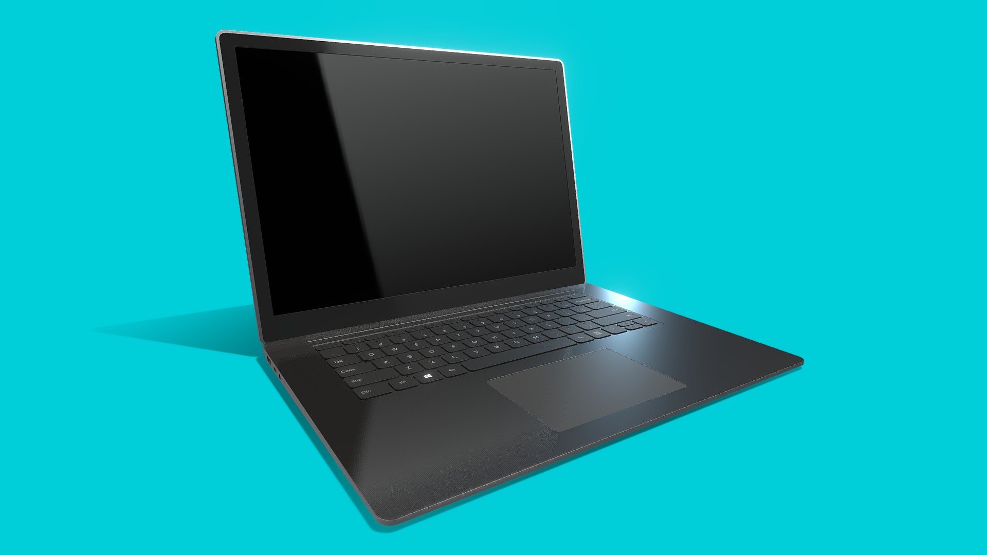 Modern Slim Laptop - Download Free 3D model by Blaž Mraz (@Mraz3D ...