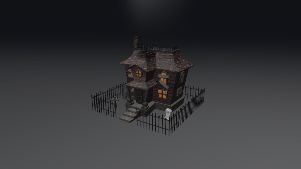 Haunted House - 3D model by elisabooth [fbf359c] - Sketchfab