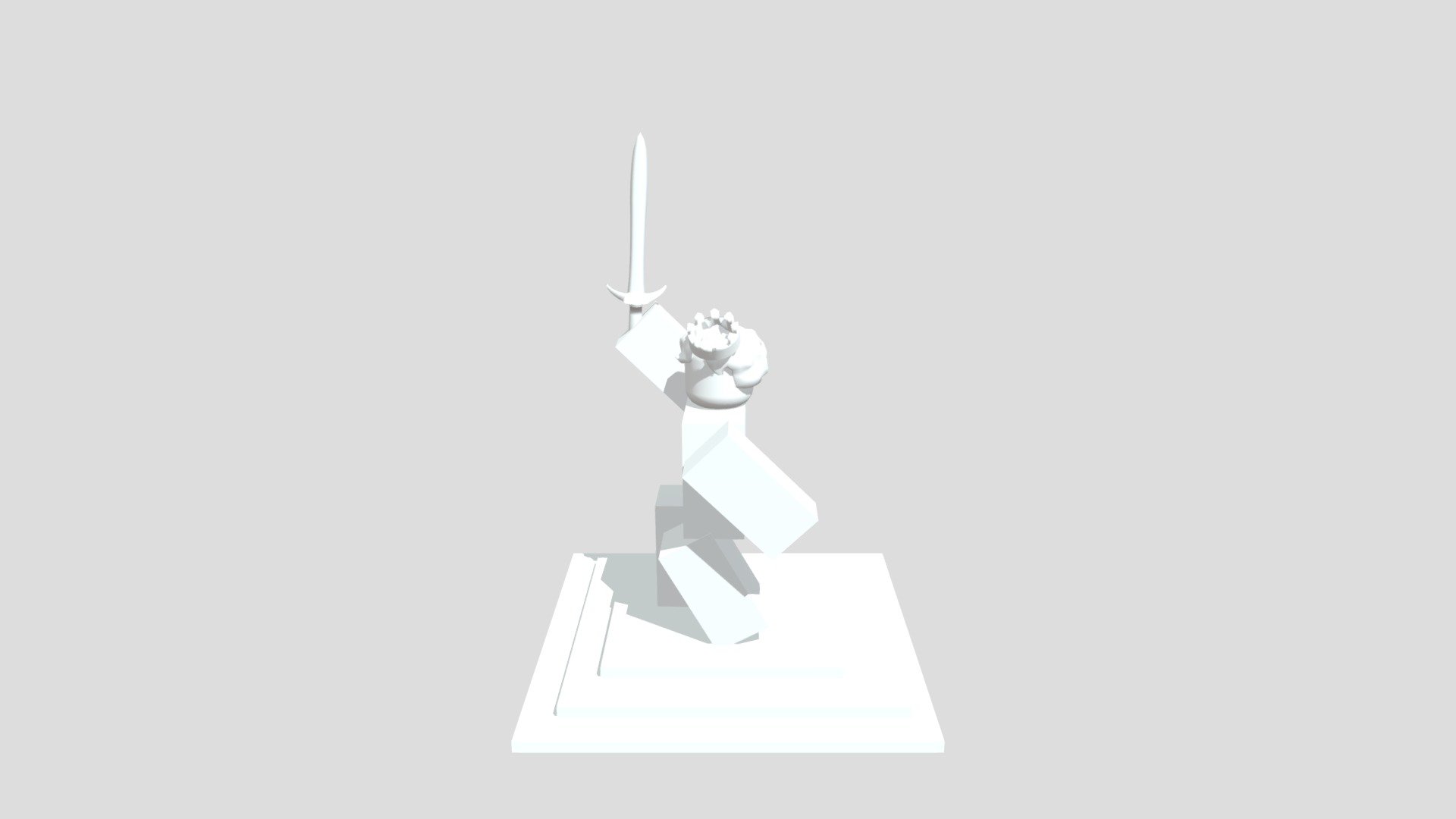 Shedletsky Statue 3d Model By Auroraalex [fbf4362] Sketchfab