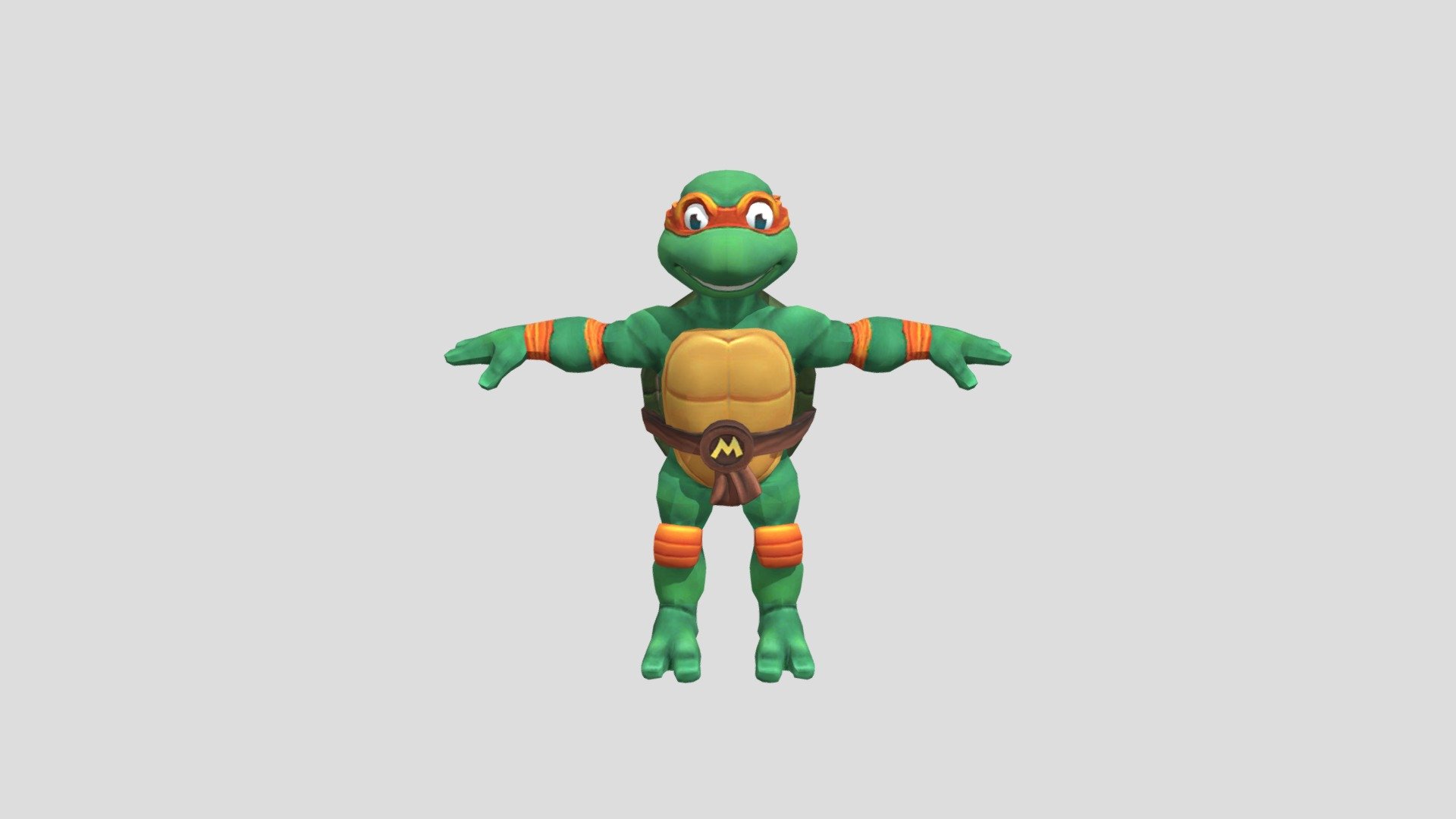 TMNT Michelangelo - Download Free 3D model by Tigerar1 ...