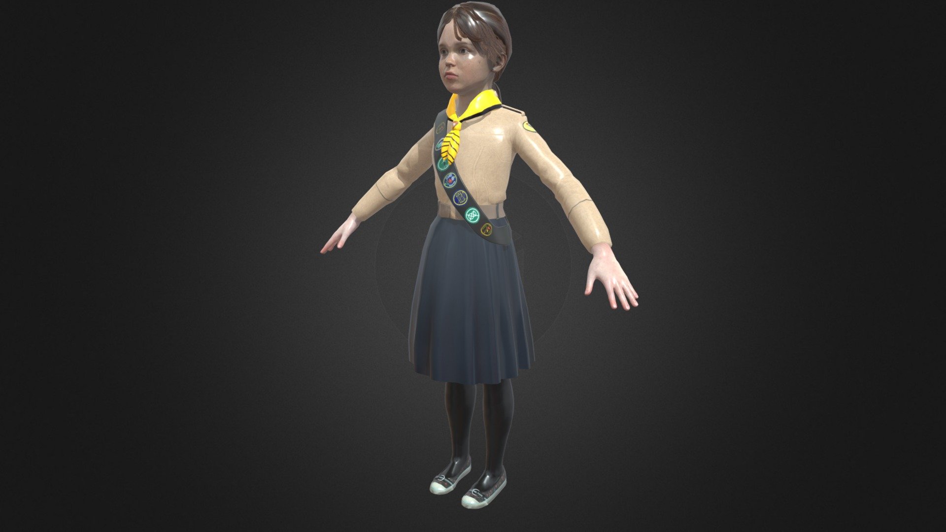 SDA Pathfinder Girl (Beta 3) - 3D model by ARmediaLab (@Daryl.Gungadoo ...