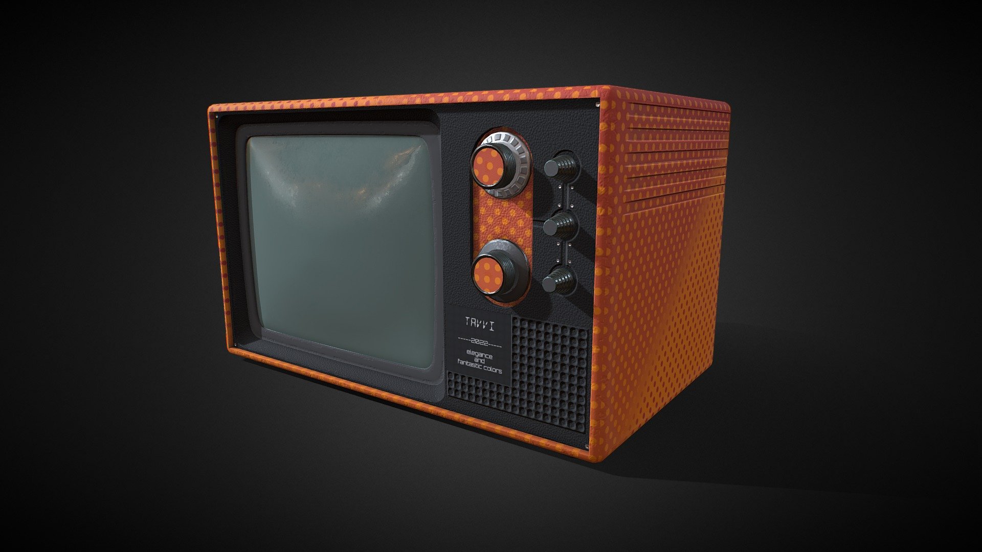 Retro television - 3D model by Elefantastique Games (@elefantastique ...