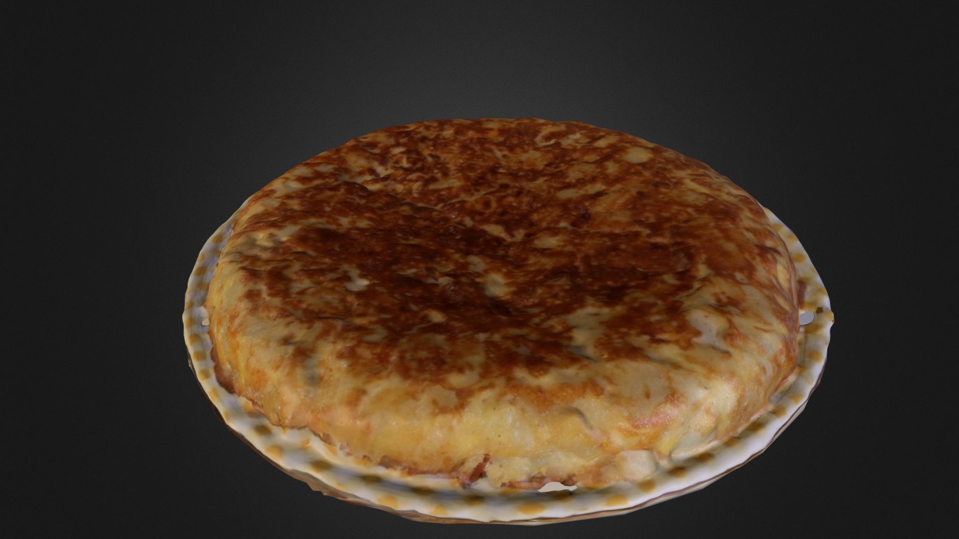 Spanish omelette - Download Free 3D model by JuanG3D [fbfcdb5] - Sketchfab