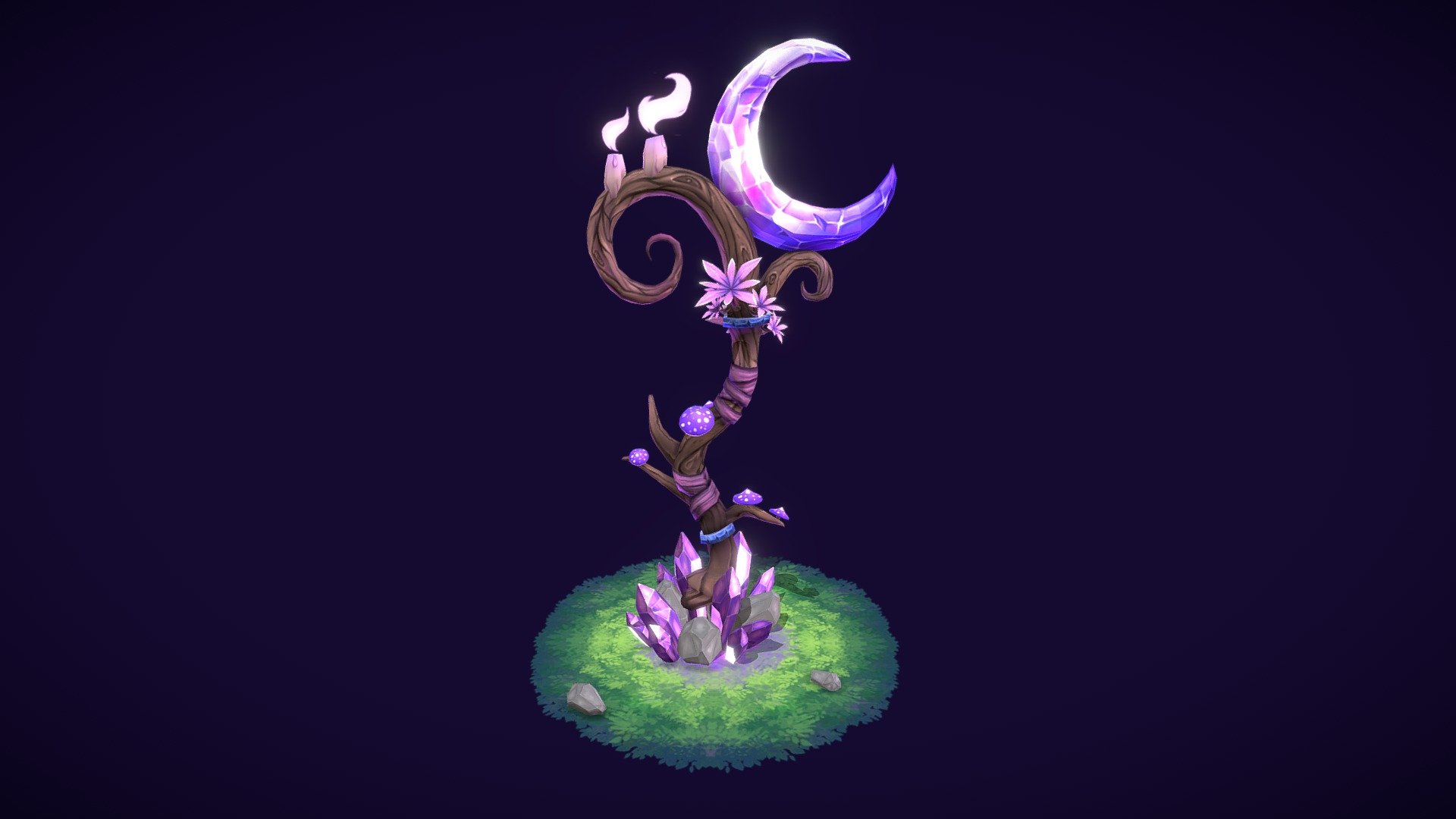 Crystal Moon Scepter - 3D model by Anouk Tondeleir (@anouk-tondeleir ...