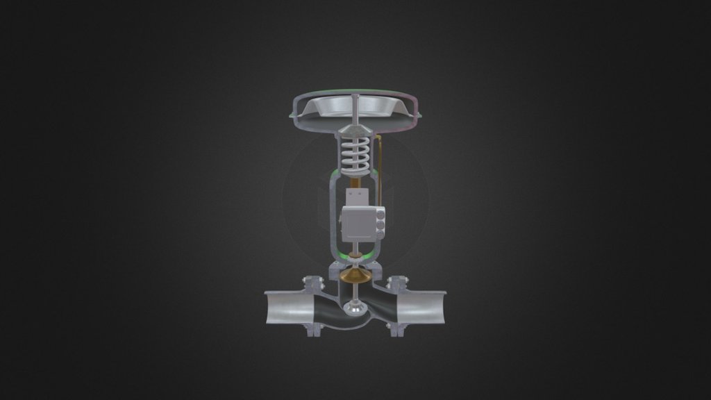 Air-Operated Control Valve - 3D model by GP Strategies (@ckaplan ...