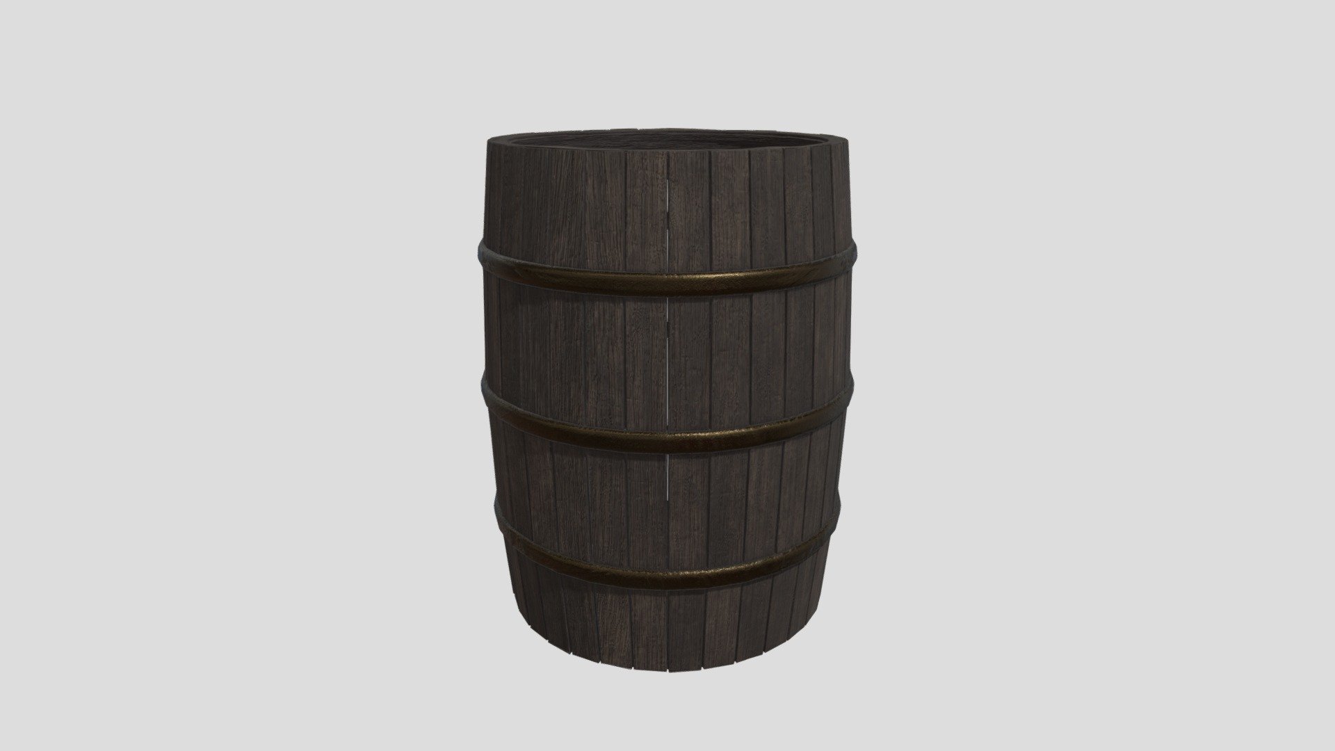 Dark Wood Barrel - Download Free 3D model by Michael__18 [fc00a04 ...