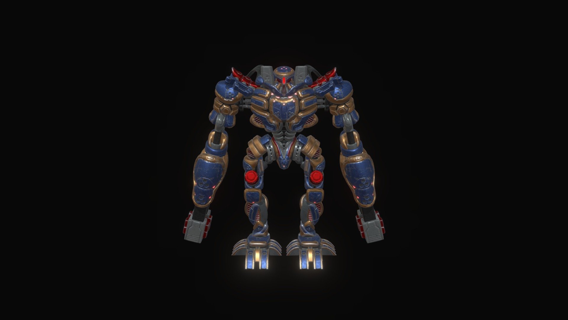 Mecha Project - 3D model by Gilgi [fc01543] - Sketchfab