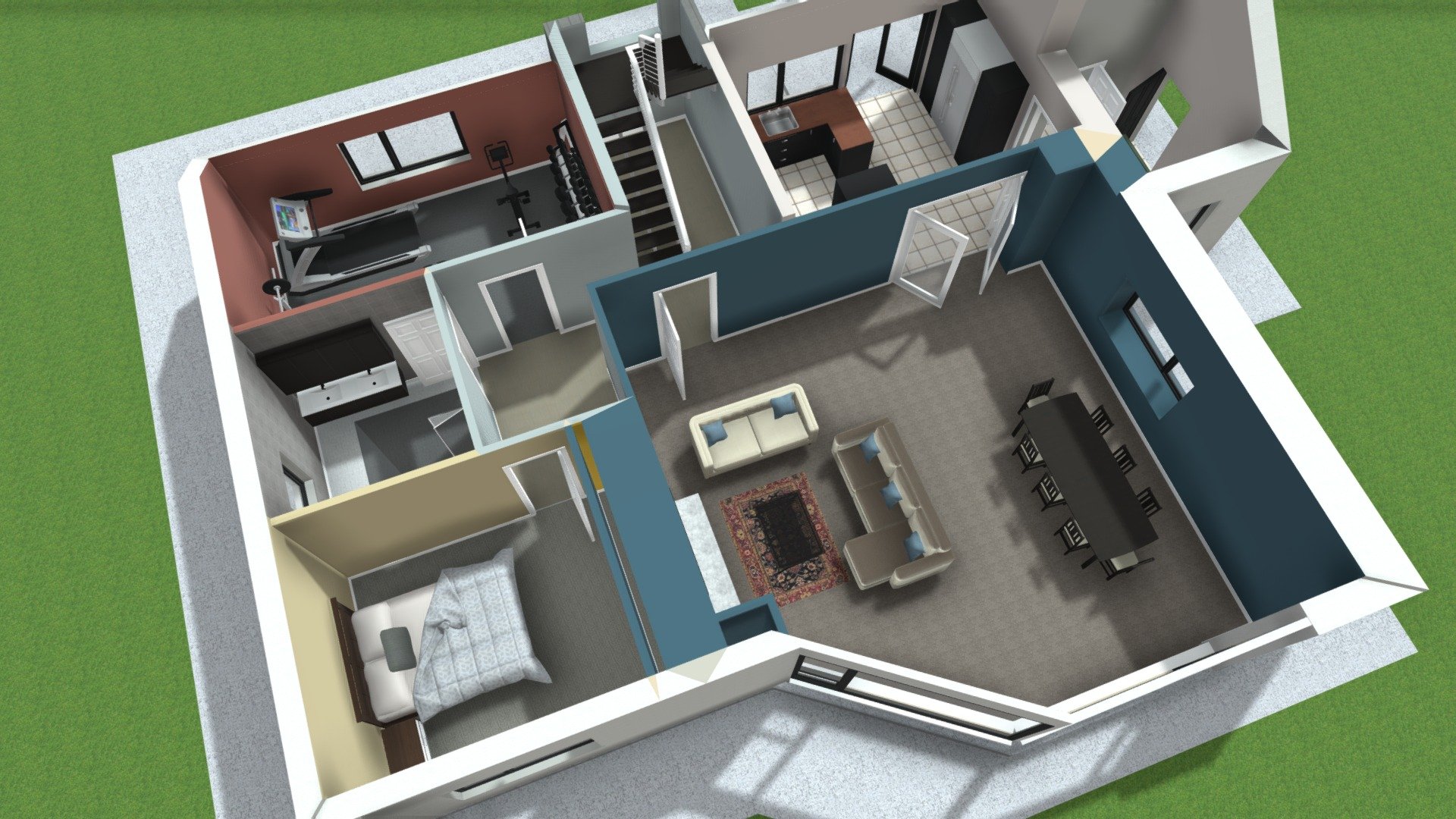 Charlie - Ground Floor Plan - 3D model by Virtual Teic (@dyb) [fc01994 ...