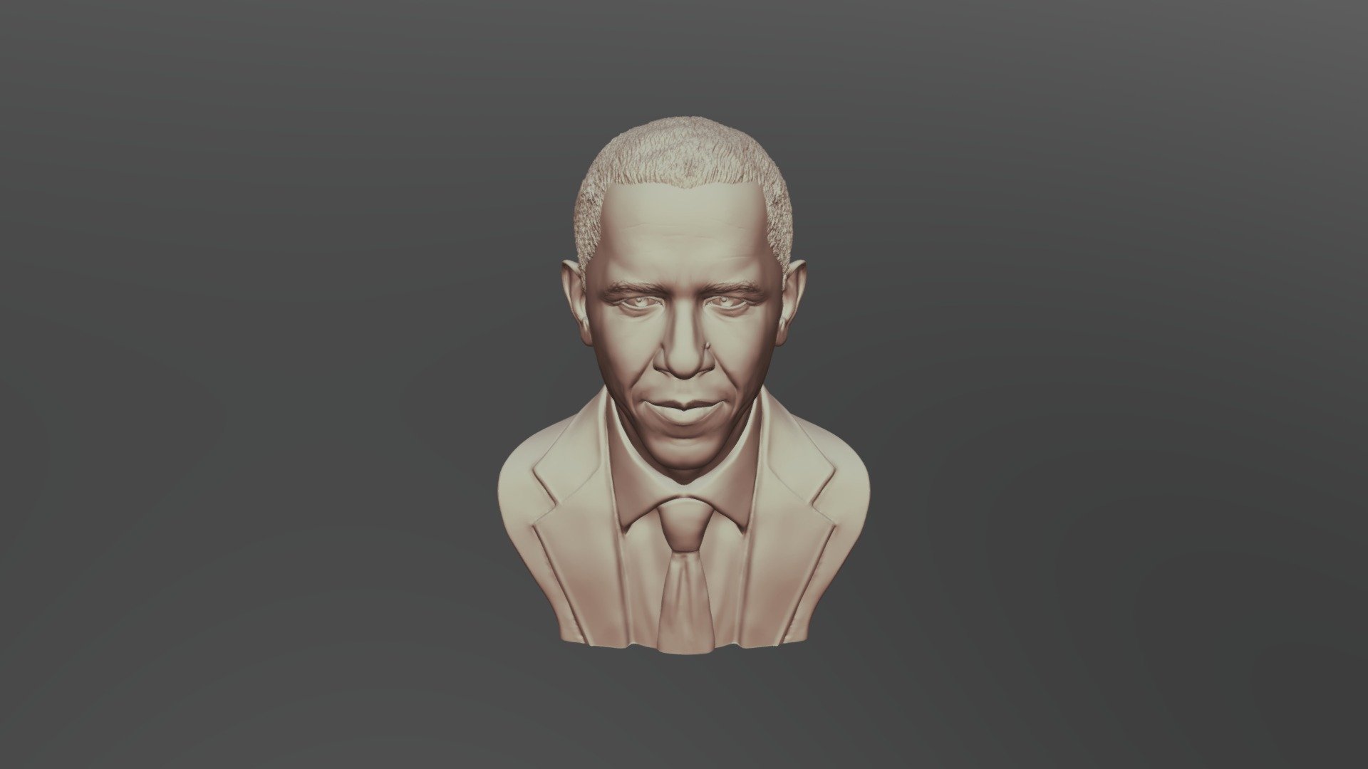Barack Obama Bust ready to 3D print - Buy Royalty Free 3D model by ...