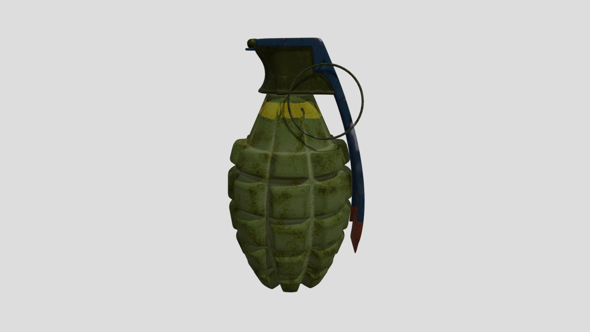 Hand granade - Download Free 3D model by Terry Digital (@TerryDigital ...