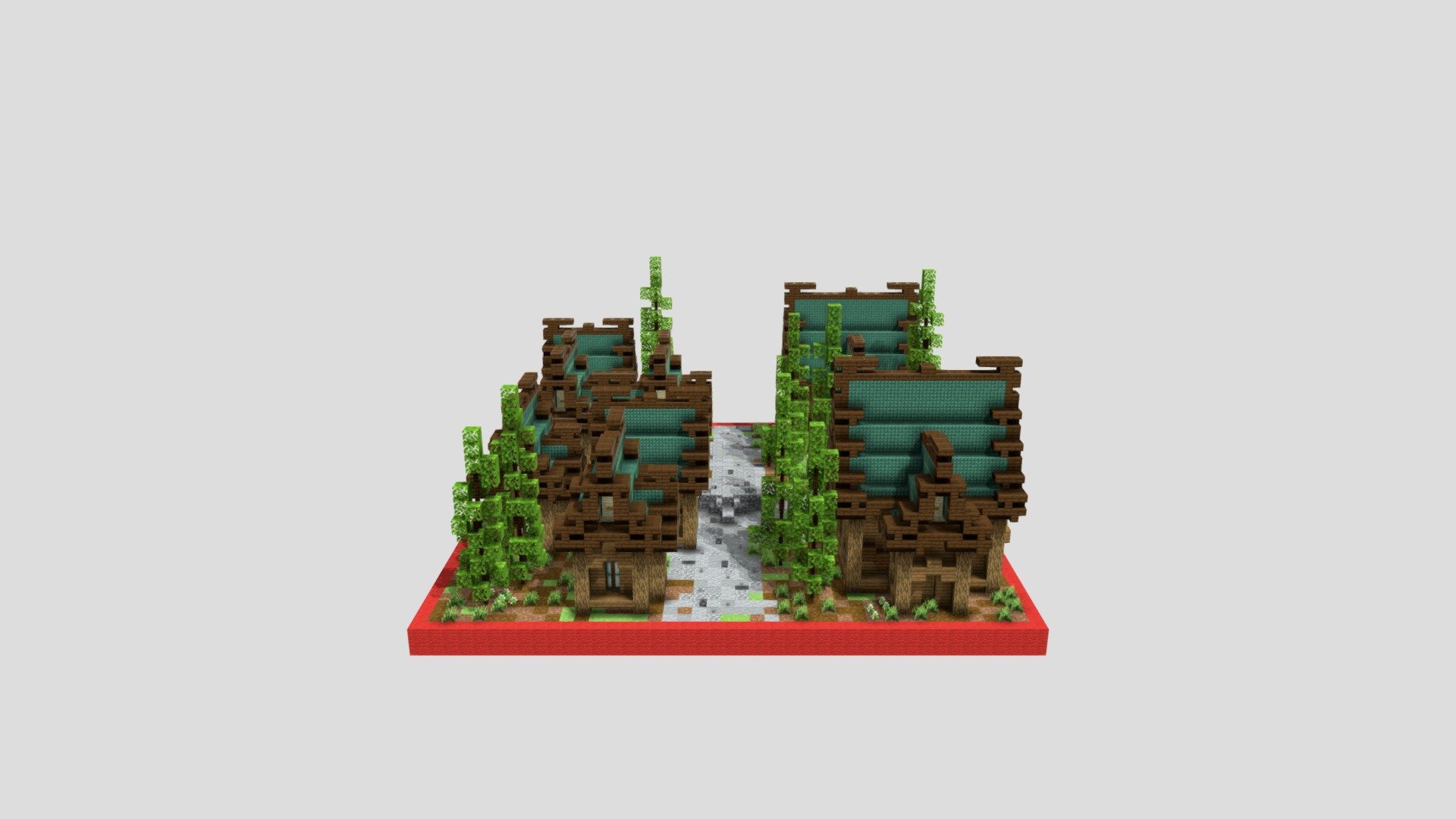 Dark Prismarine 45x45 - 3D model by Senior Studios (@seniorstudios) [fc03f8e] - Sketchfab