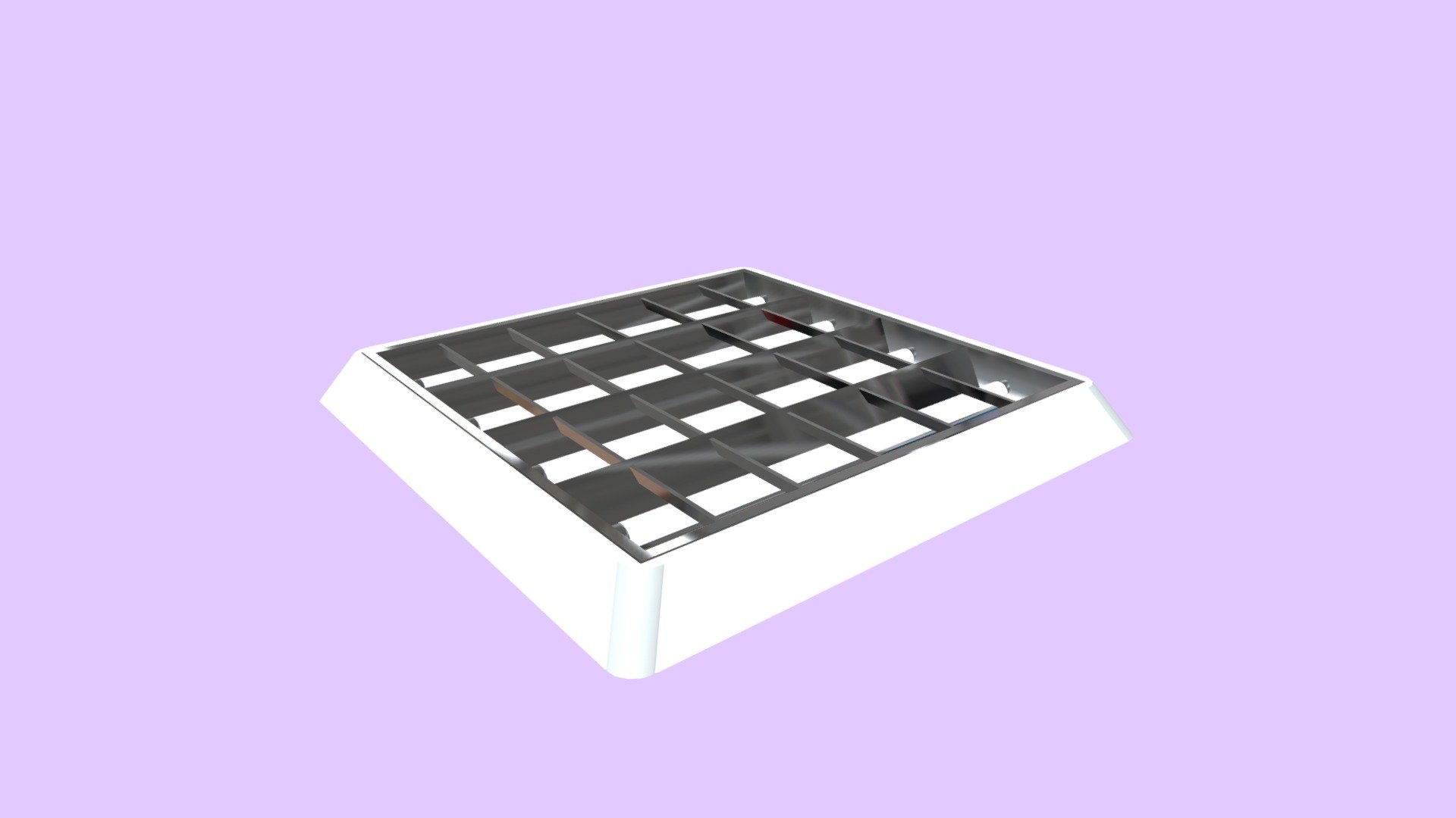 Fluorescent Fixture - Download Free 3D model by GeniusPilot2016 ...