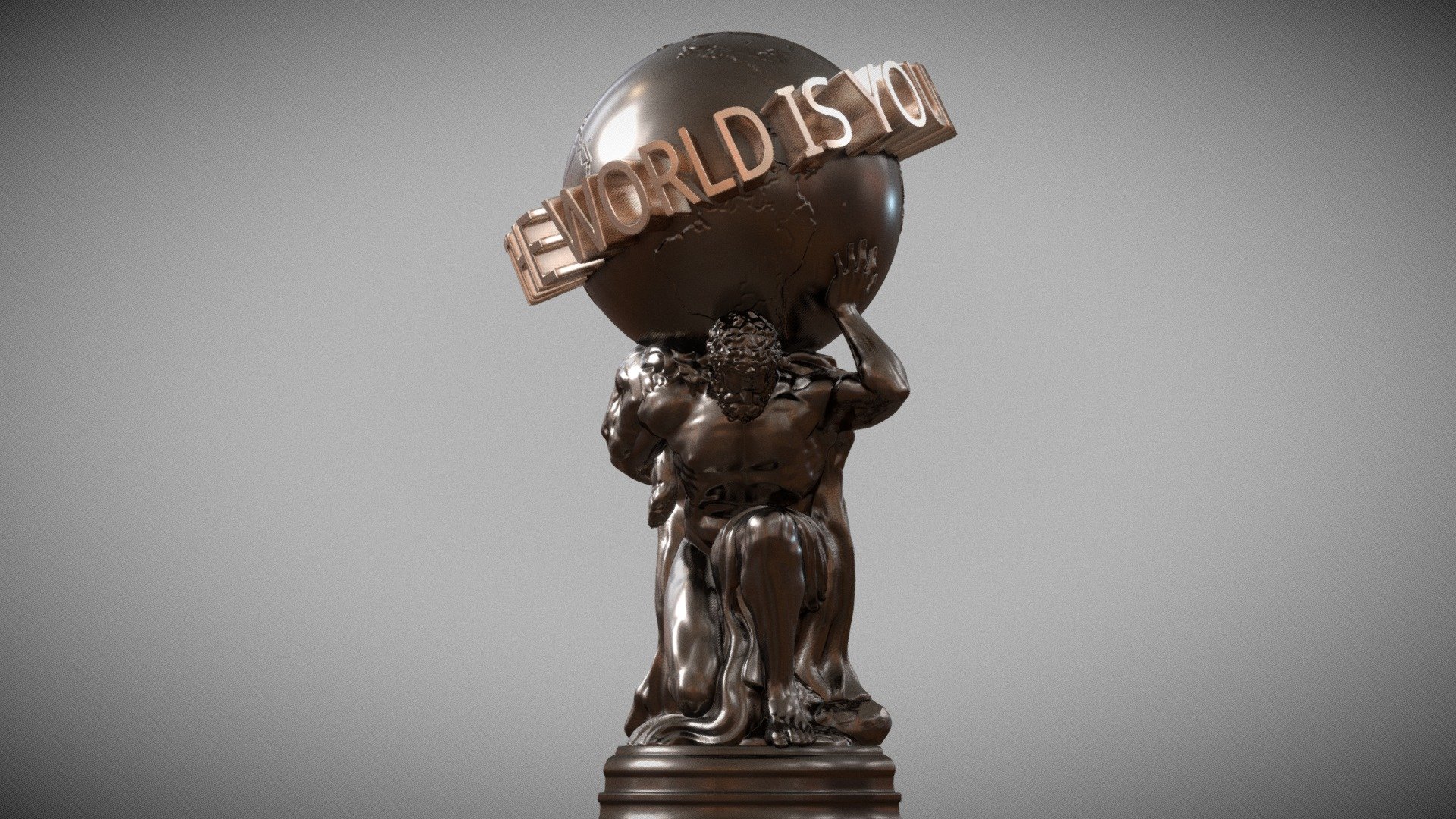 The World Is Yours | Hercules x Scarface Edition - 3D model by Marius ...