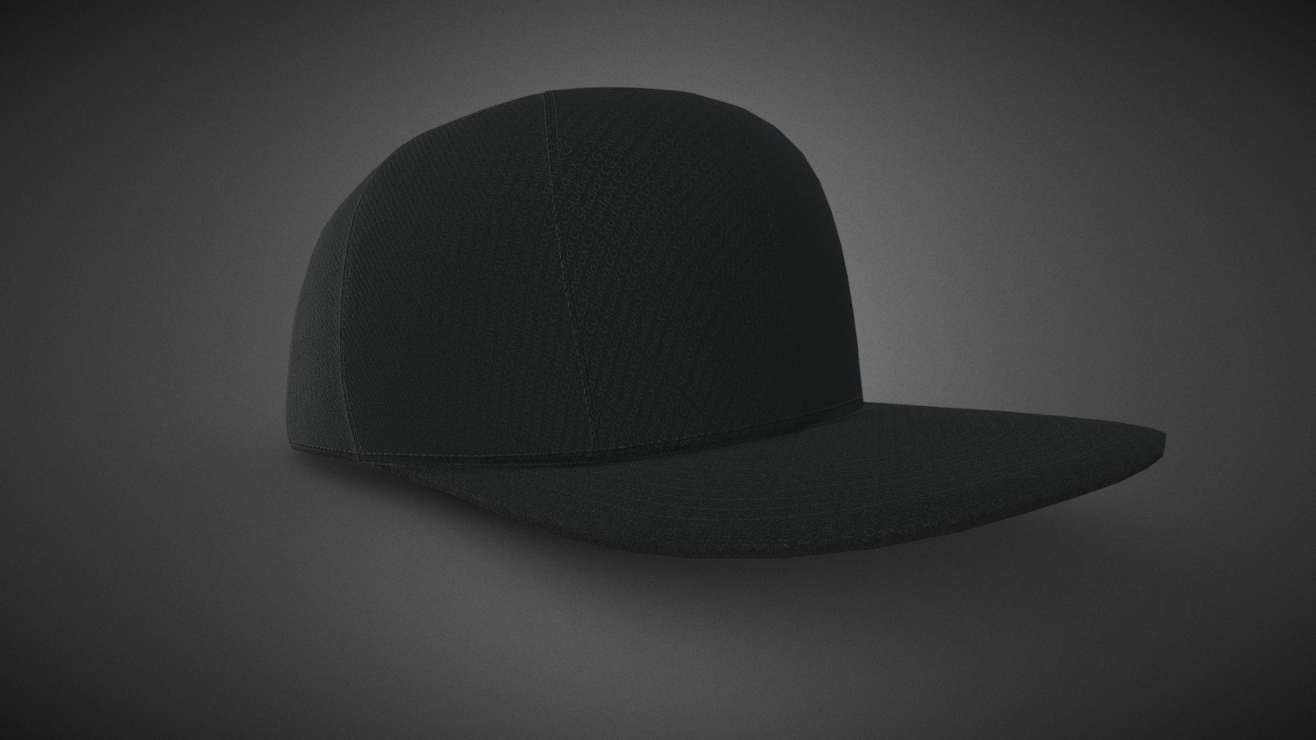 Black Snapback Cap - Buy Royalty Free 3D model by CG StudioX (@CG ...