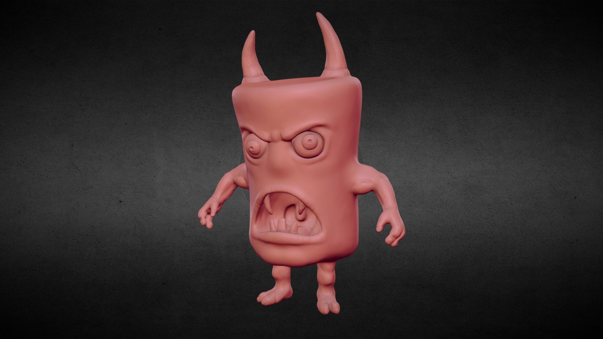 SJ18 #6 Stylized: Monster - 3D model by TimoShch [fc0657b] - Sketchfab