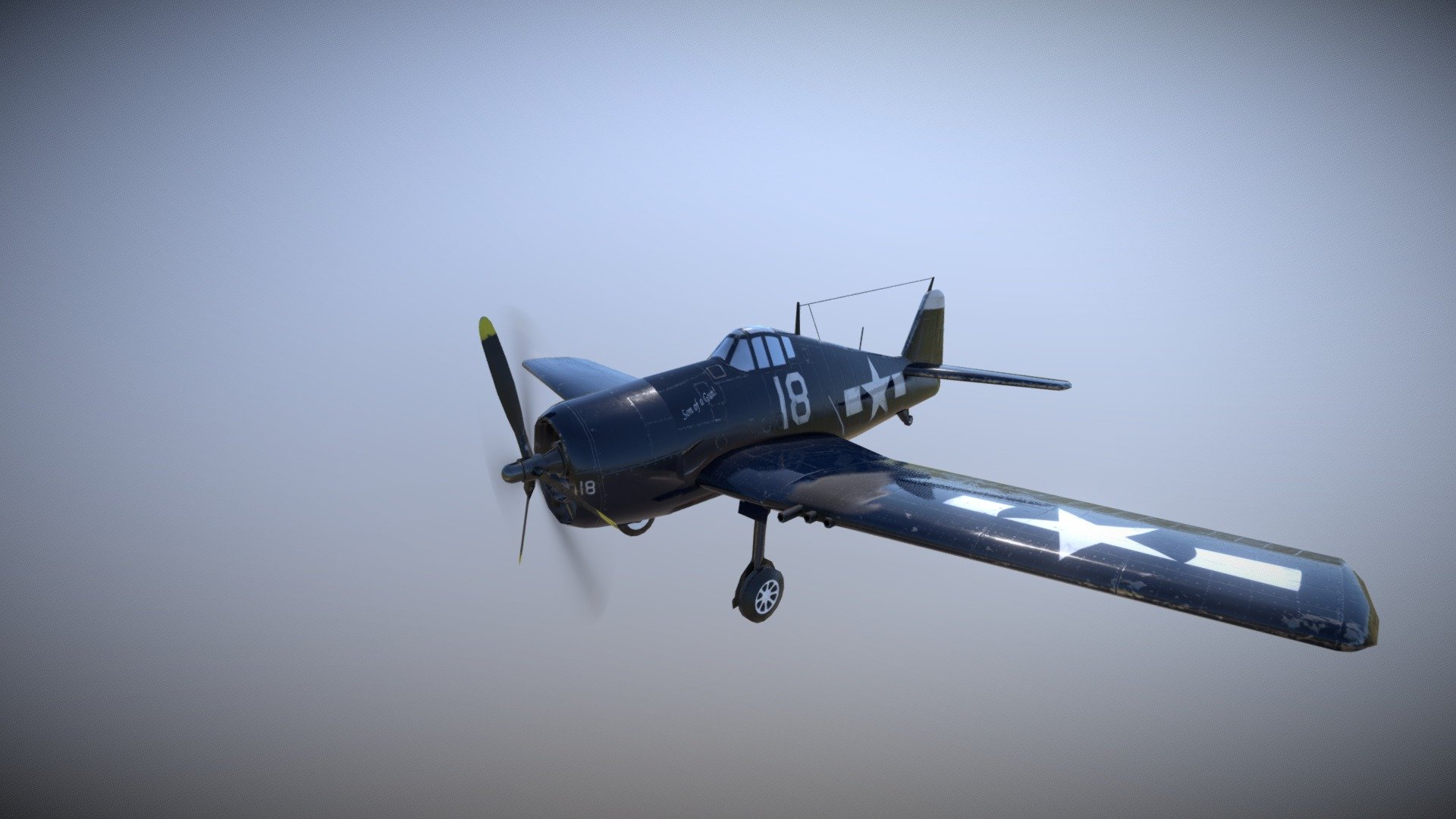 F6F Hellcat - 3D model by Jussi_Lipponen [fc066bd] - Sketchfab
