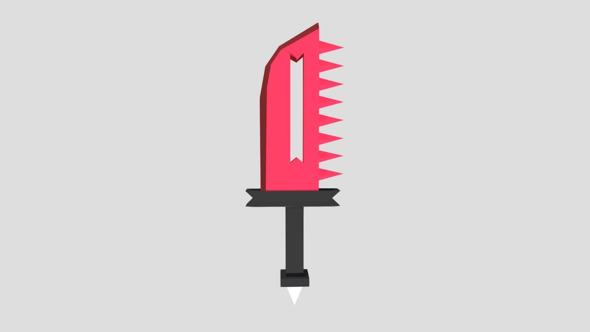 low poly true knife(undertale) - Download Free 3D model by qpcode ...