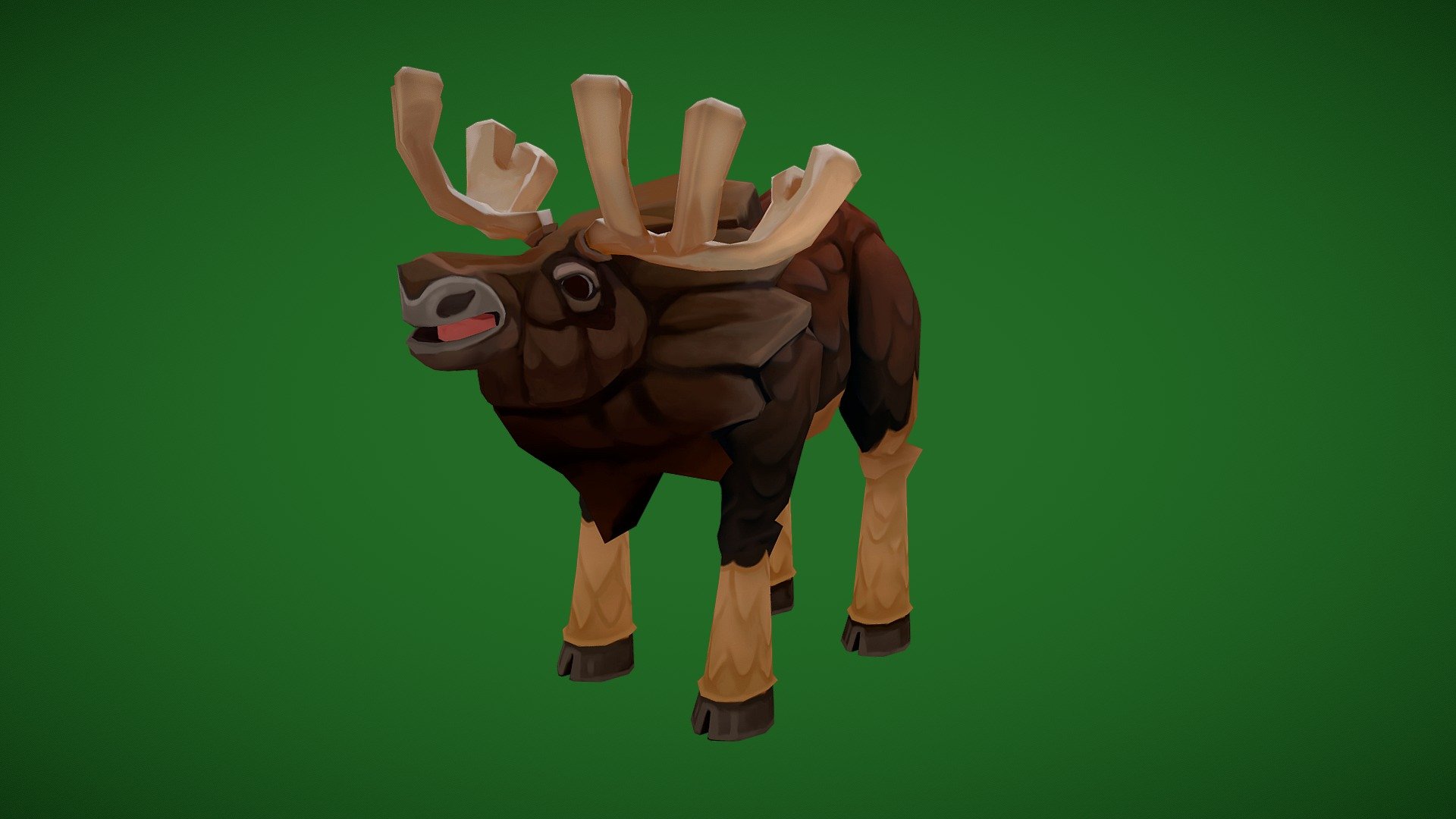 Moose - 3D model by Juuso Mattila (@flumba) [fc08972] - Sketchfab