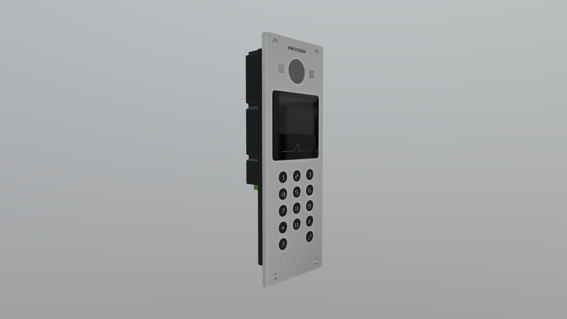 doorbell panel with built-in camera - Buy Royalty Free 3D model by ...
