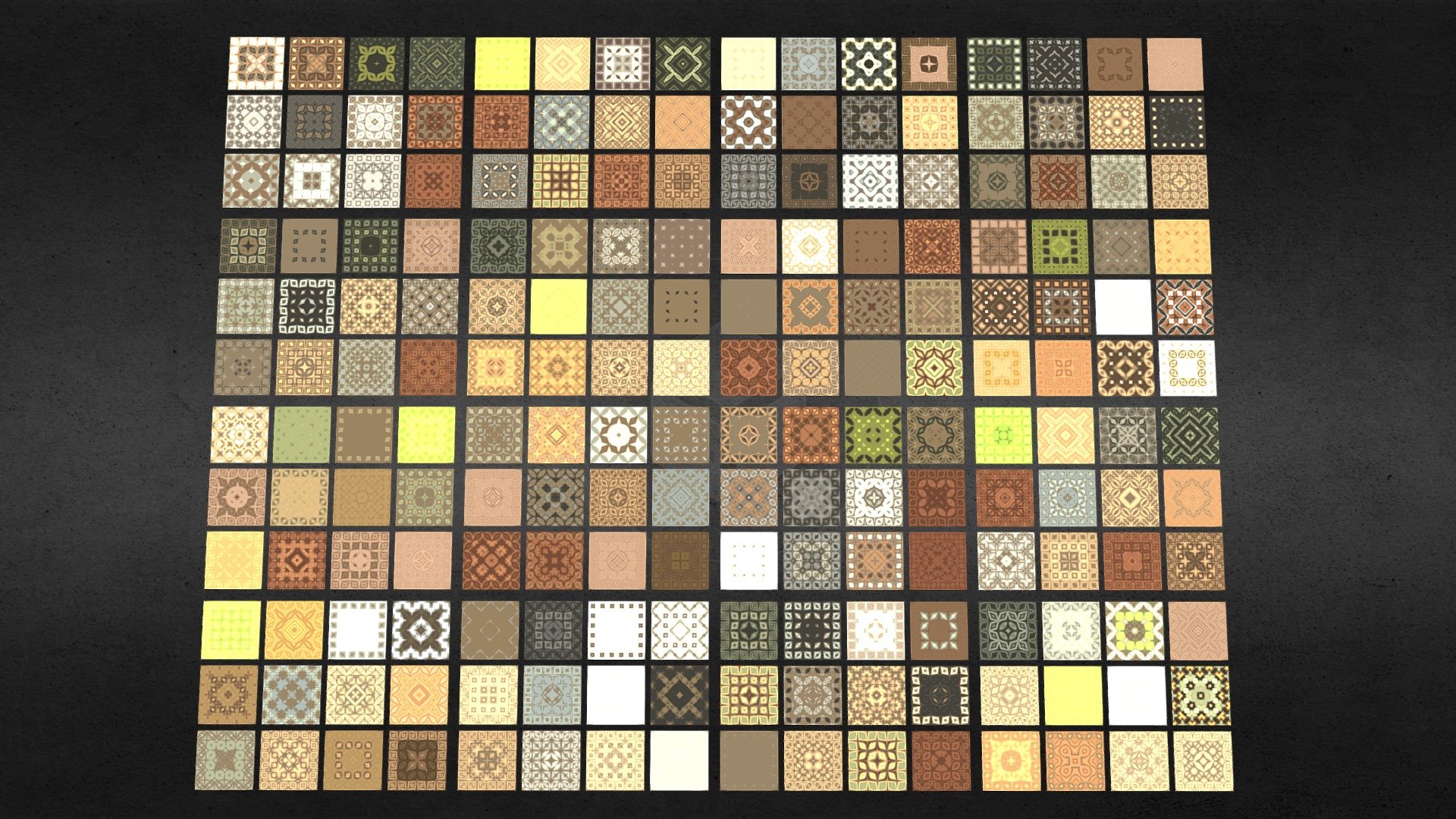 Medieval tiling set - Buy Royalty Free 3D model by tamminen [fc0b3cd ...