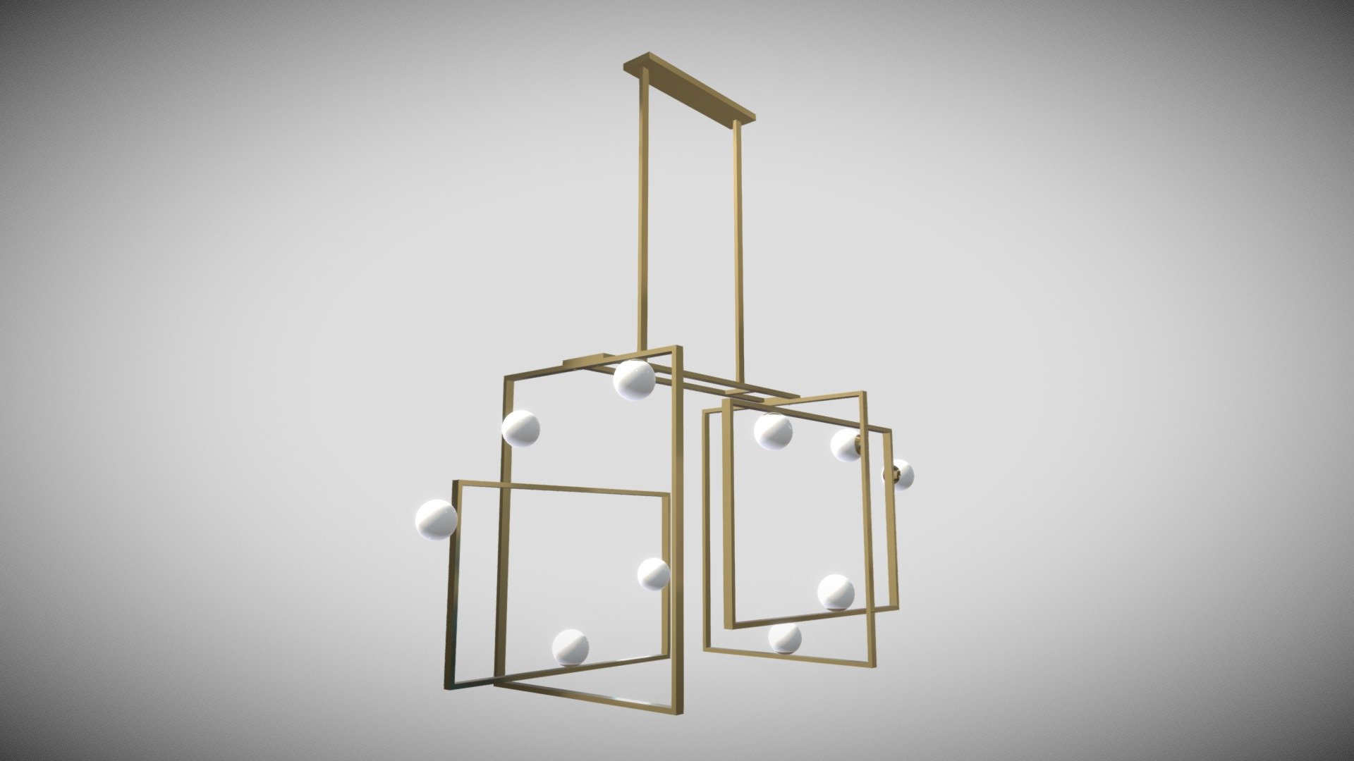 Custom Chandelier - 3D model by Industrial 3D (@Industrial-3D) [fc0bfb5 ...