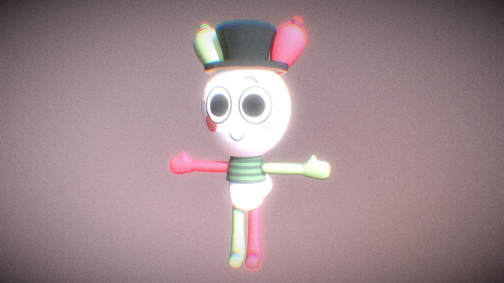 Dapperly Festive Looey - Dandy's World - Download Free 3D model by ...