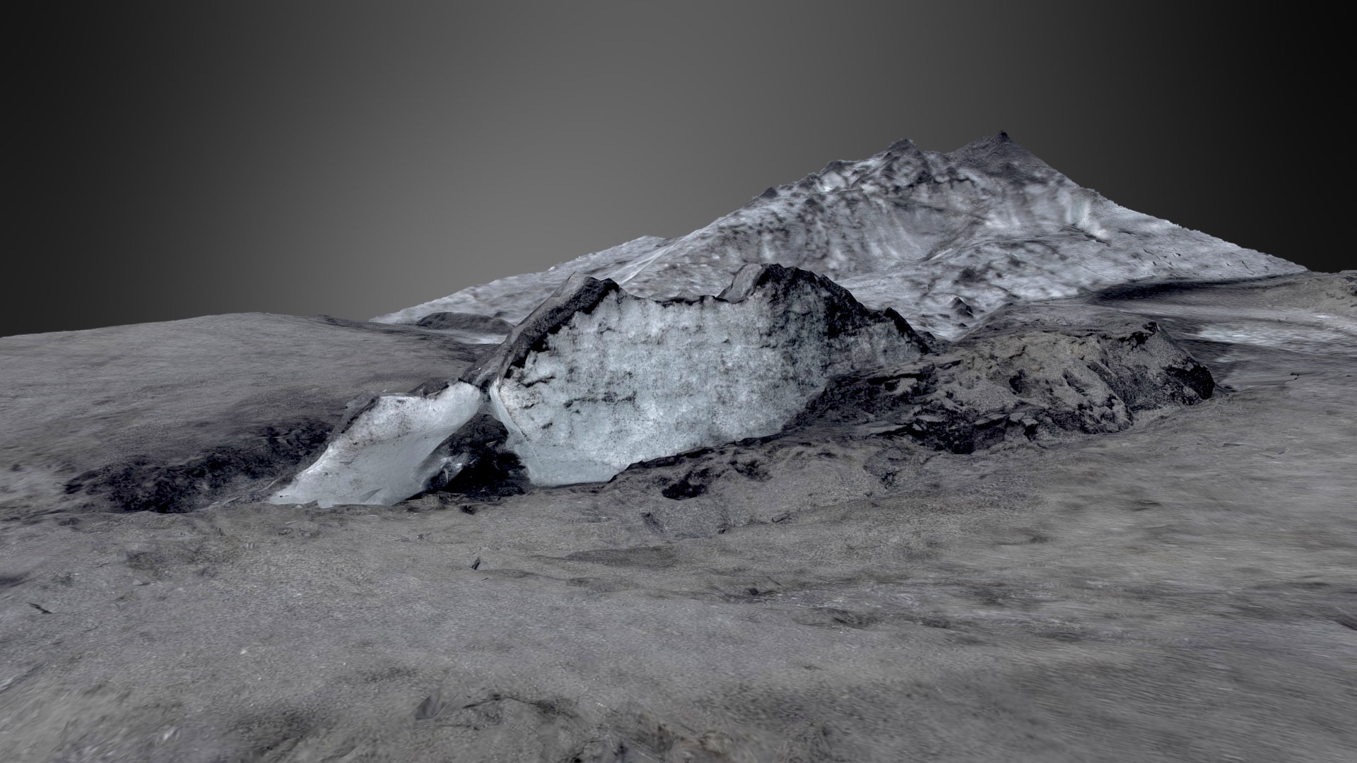 Icelandic Glacier (I) (ground level) - 3D model by arck-project ...