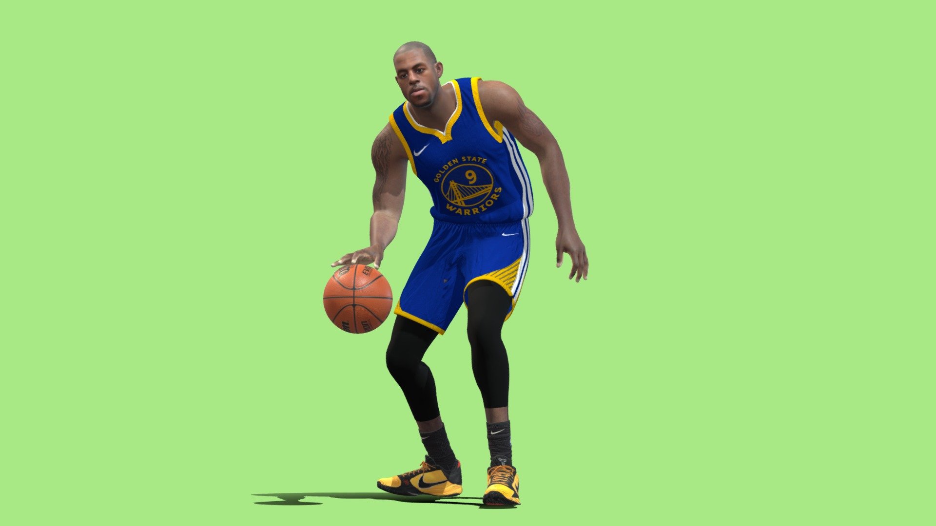 3D Rigged Andre Iguodala Golden State Warriors - 3D model by NBA ...