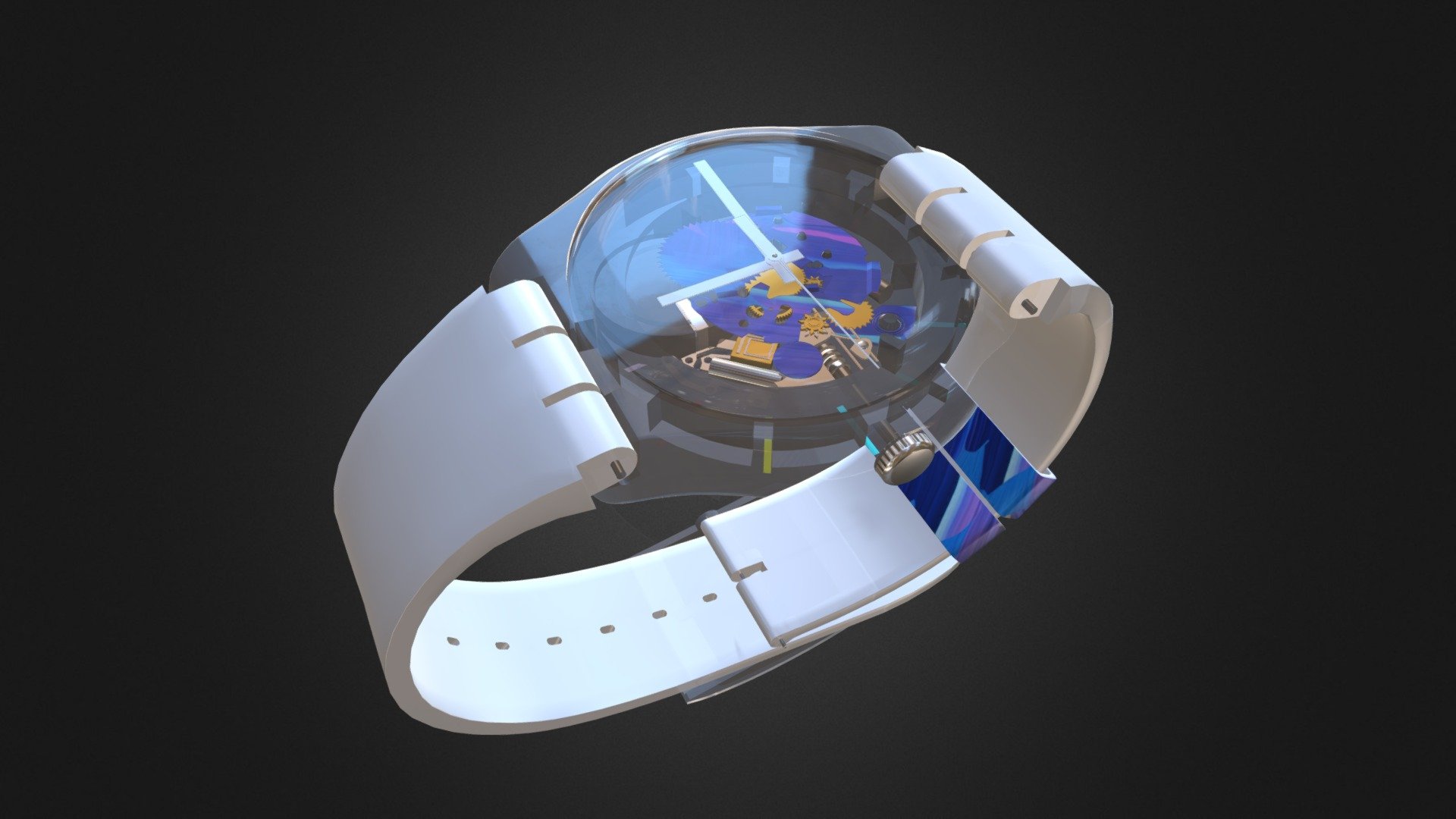 Wrist watch animation - 3D model by xjm0813 [fc0e47a] - Sketchfab