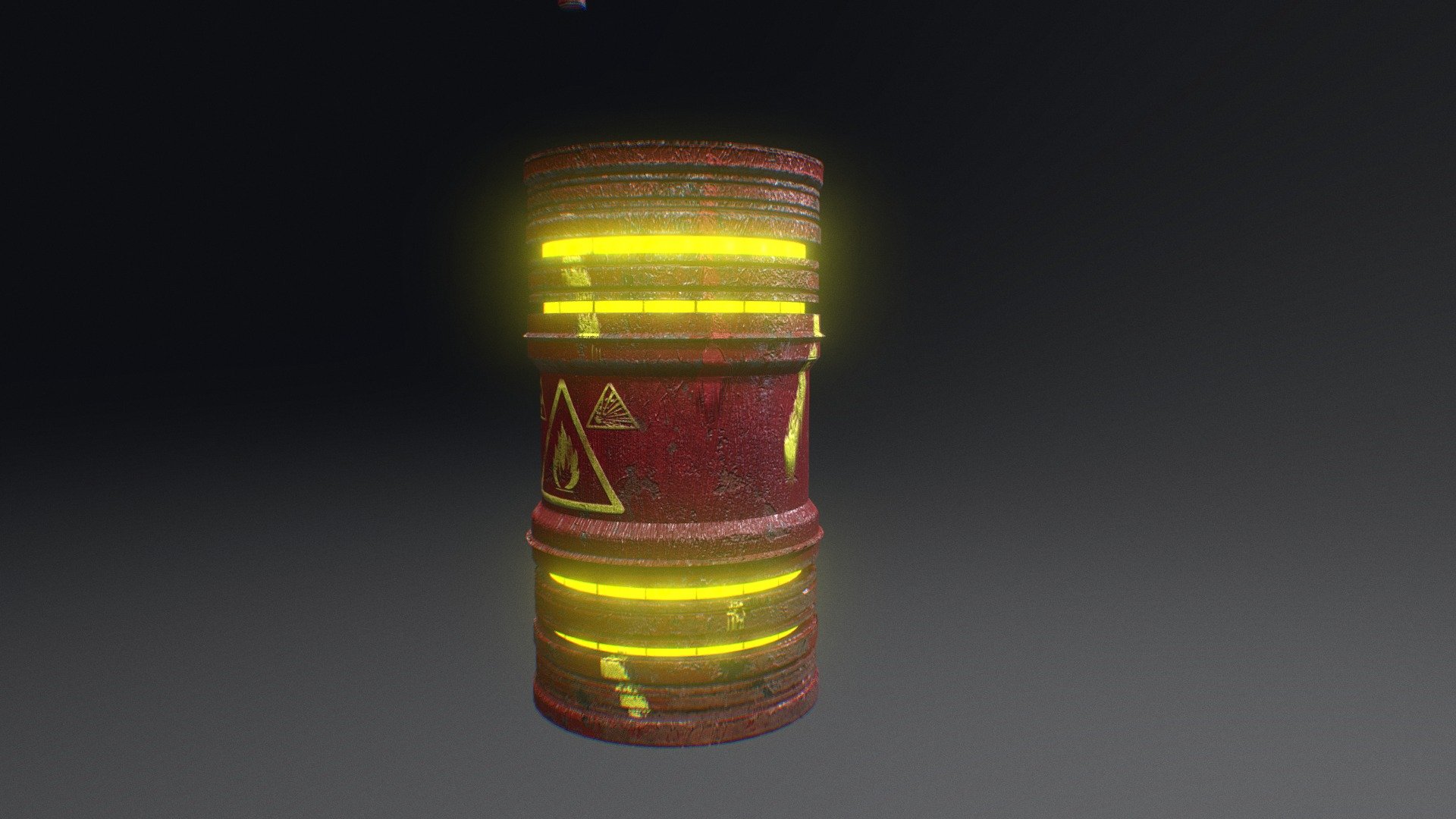 Sci Fi Oil Barrel - 3D model by Josh Nicholson (@Rasengan975) [fc1183e ...