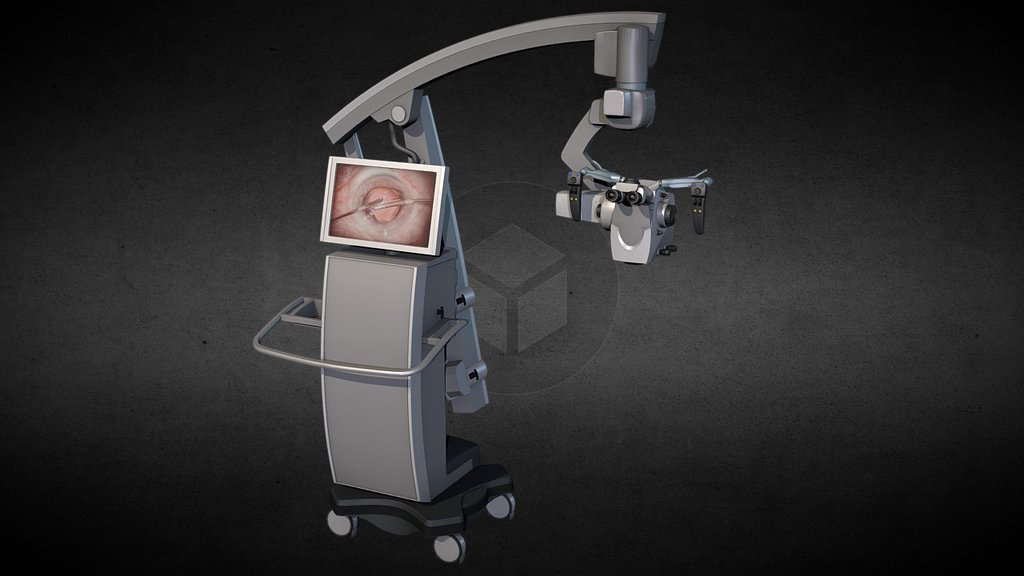 Large Operating Microscope 3DS - 3D model by Stubborn3d [fc133c3 ...