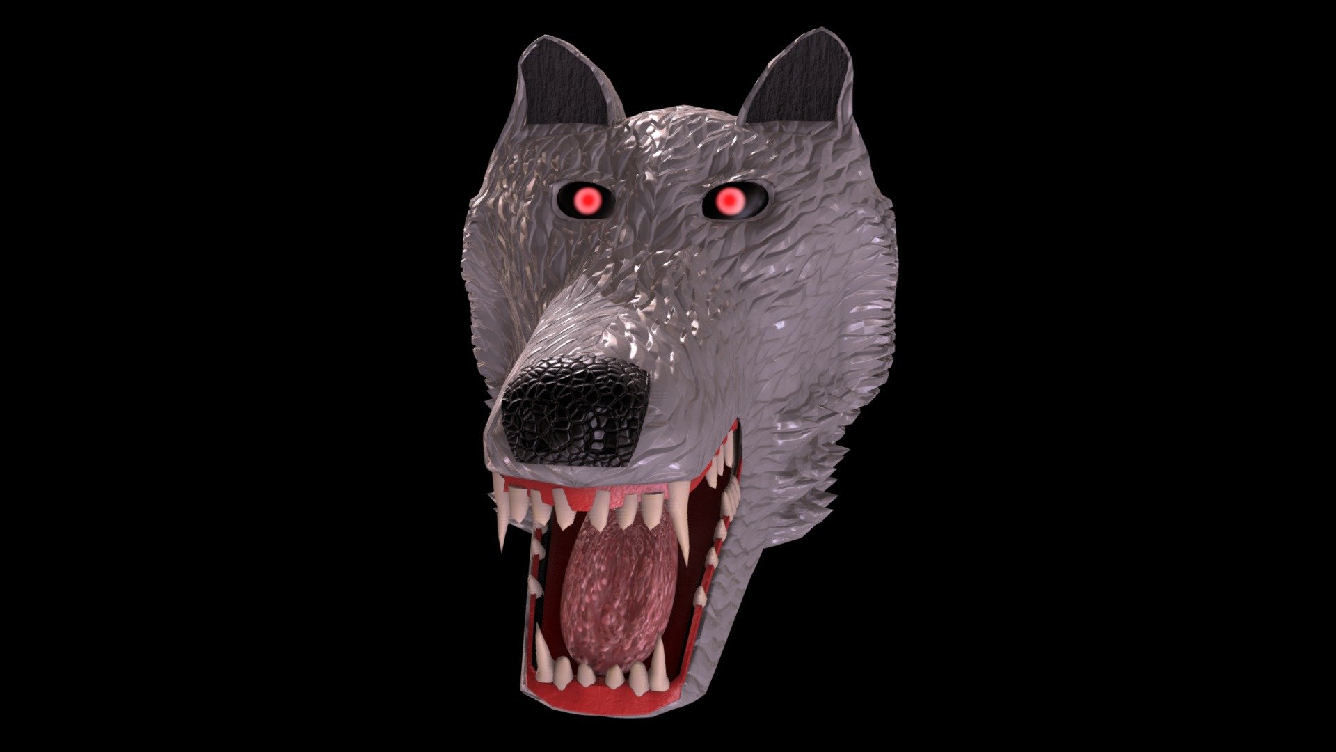 Wolf Head prop - 3D model by Deathscare [fc134b9] - Sketchfab