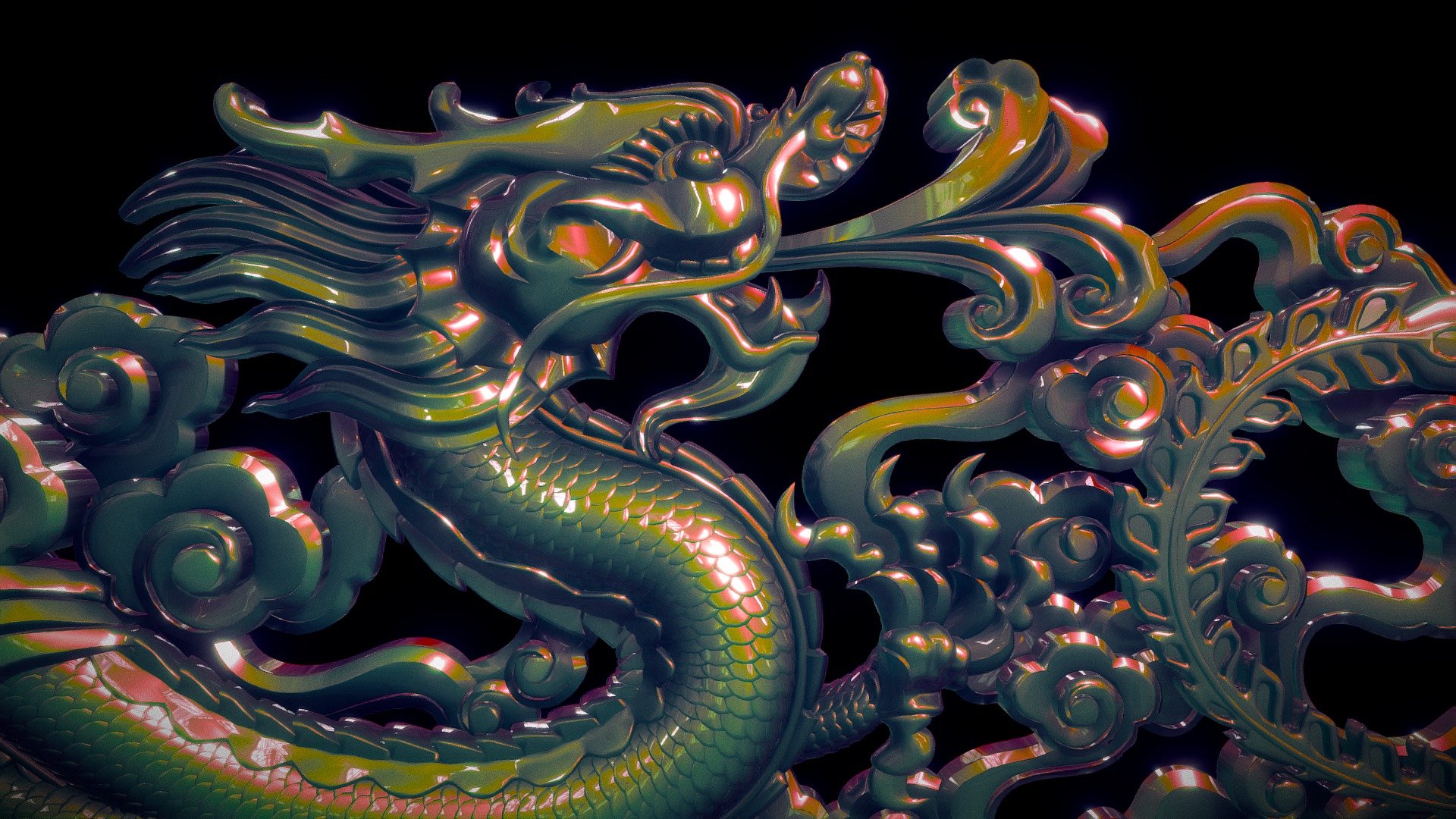 Dragon and Phoenix - Buy Royalty Free 3D model by blocula [fc154d9 ...