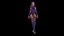 Psylocke Walk Cycle - 3D model by dmoonsw [fc164e6] - Sketchfab